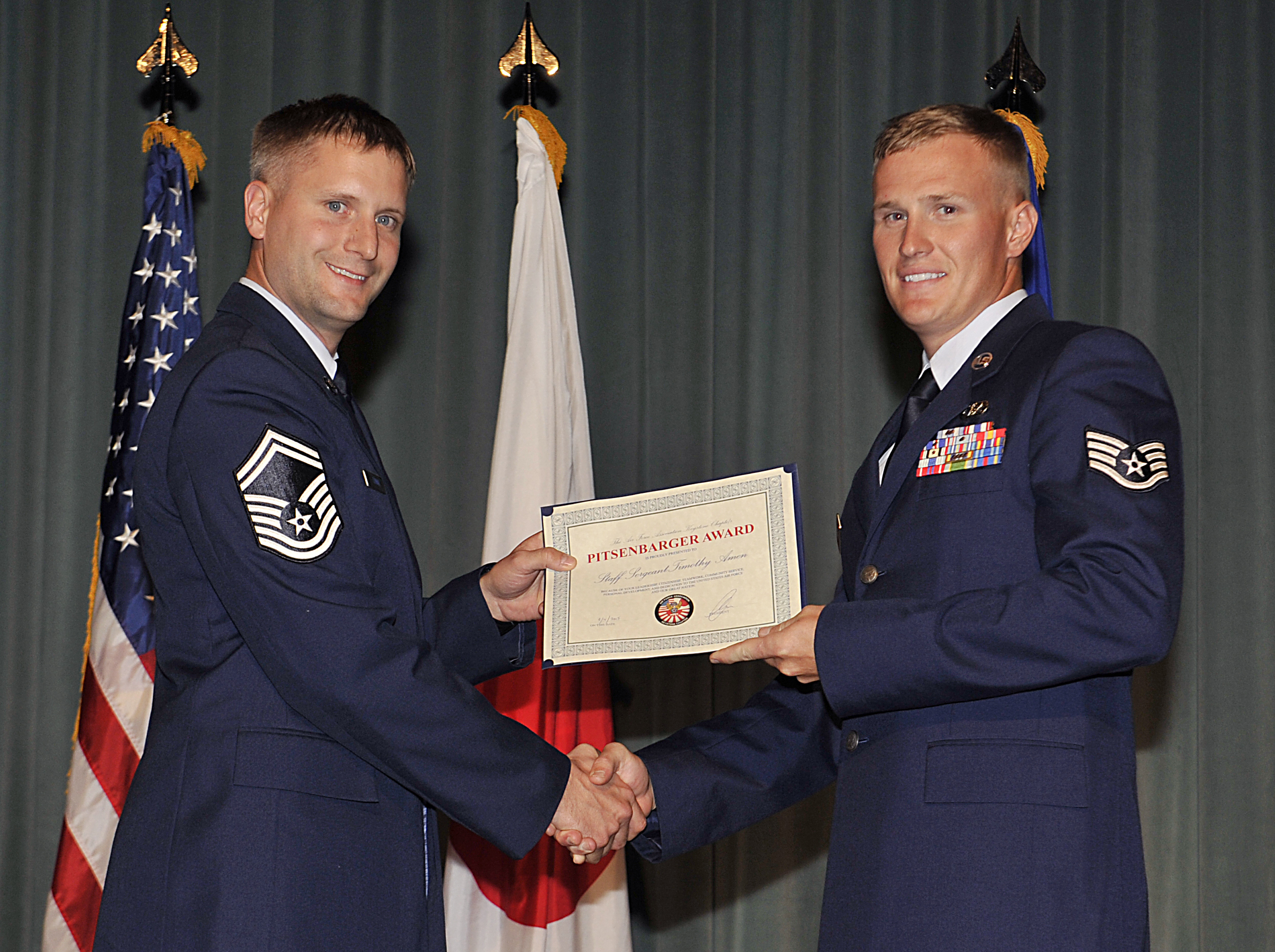 More than 280 Kadena Airmen graduate during CCAF ceremony