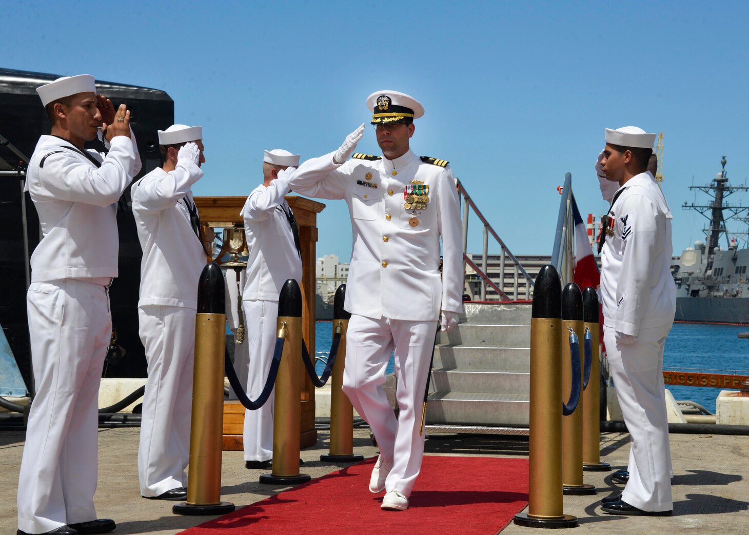 USS Mississippi Holds Change of Command Ceremony > United States Navy ...