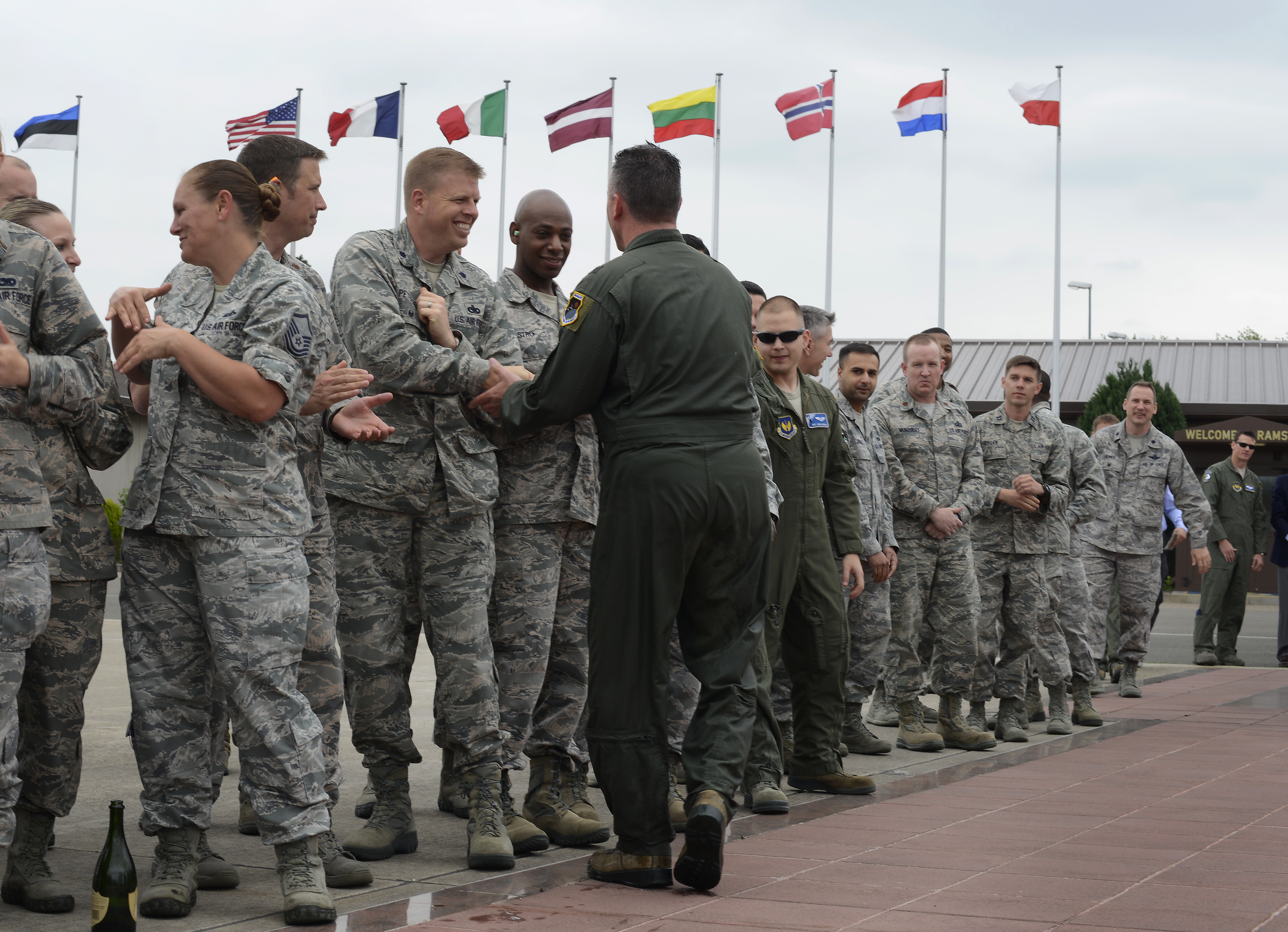 86th AW commander takes final flight > Ramstein Air Base > Article Display