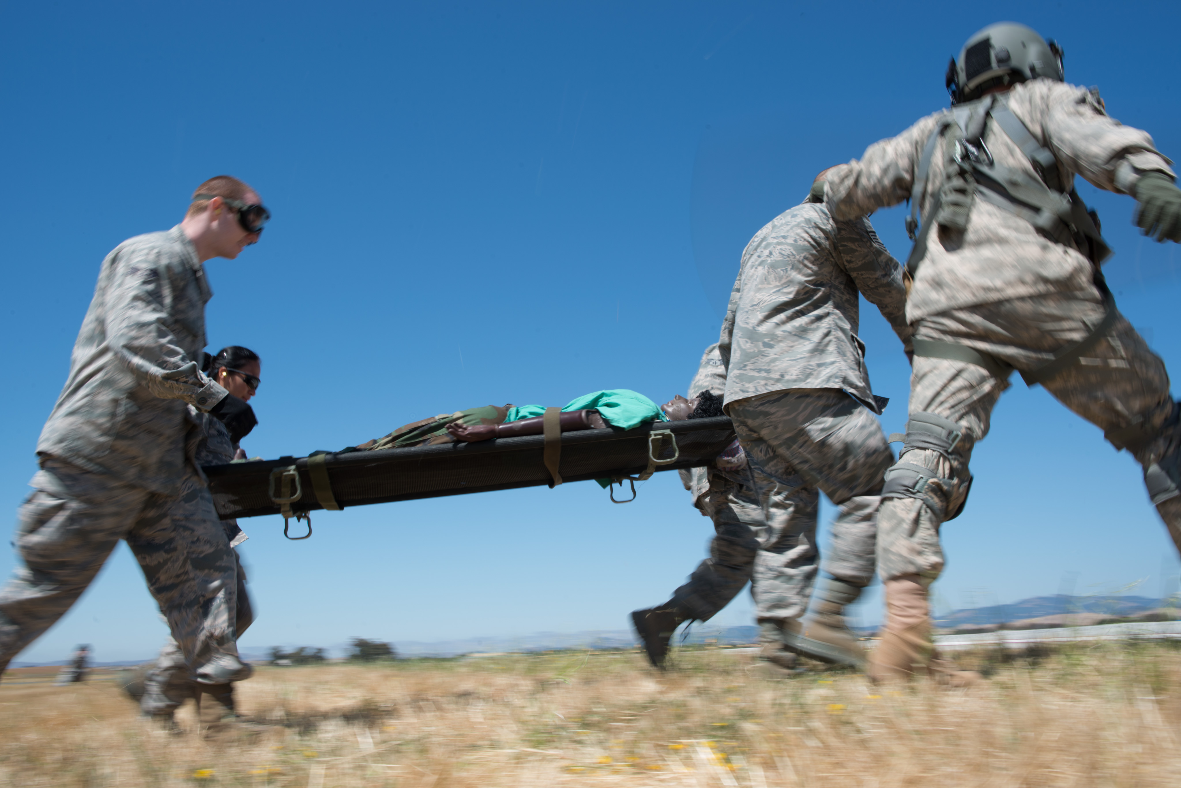 Airmen, Soldiers train for medical emergency > Travis Air Force Base ...