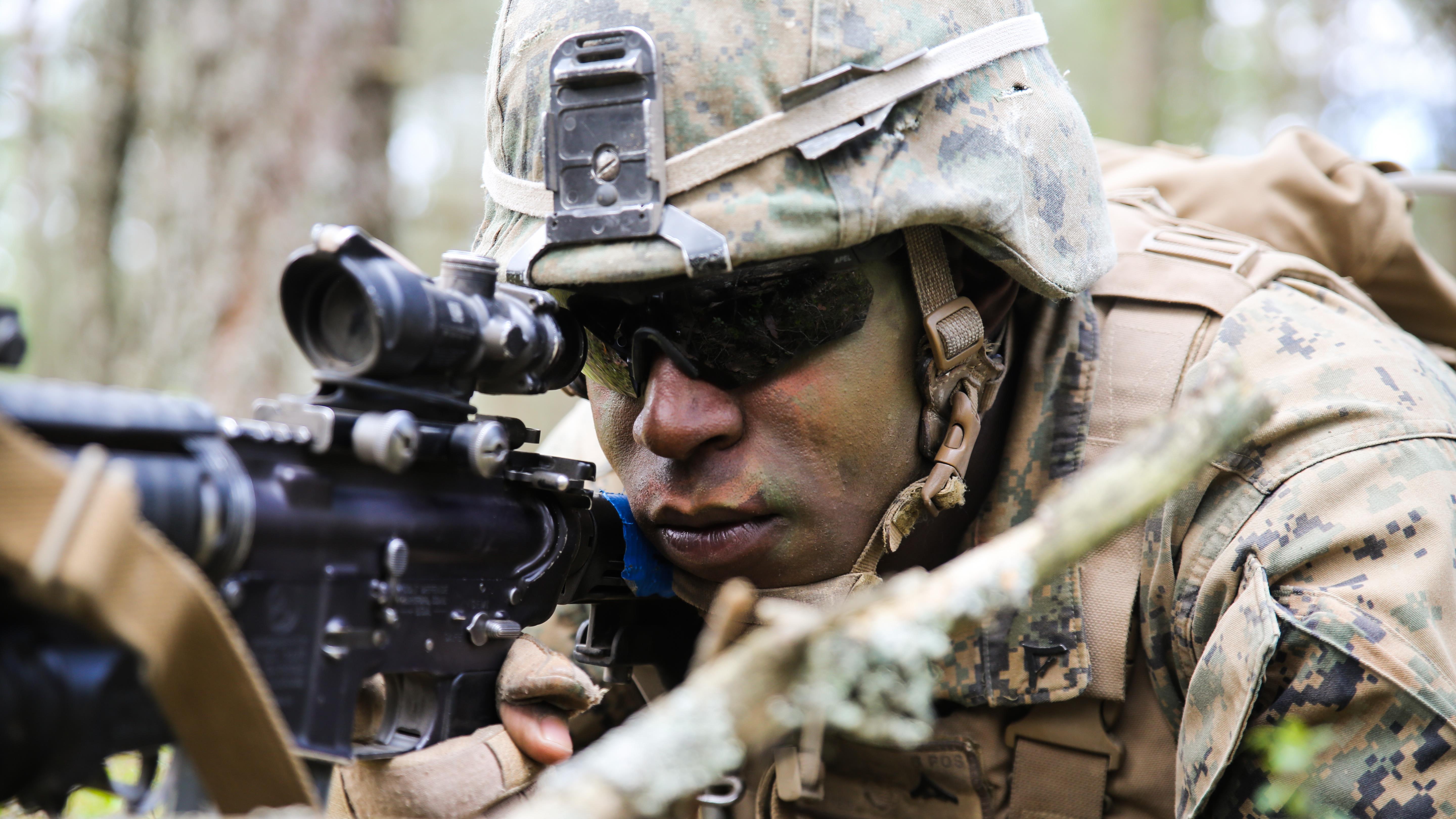 Troops in Contact: U.S. Marines take the offensive during Saber Strike ...