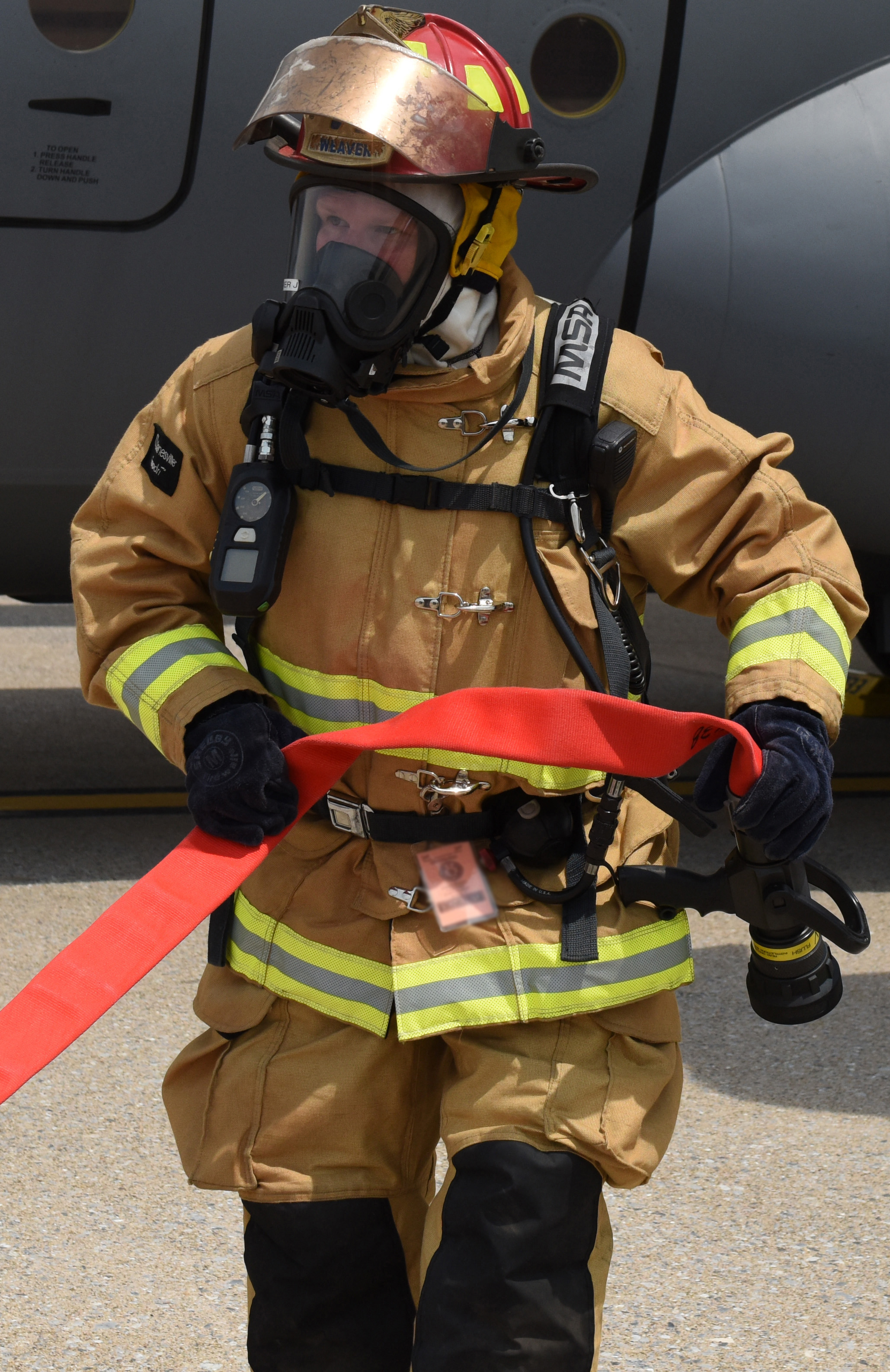 Aircraft Rescue and Fire Fighting Response exercise