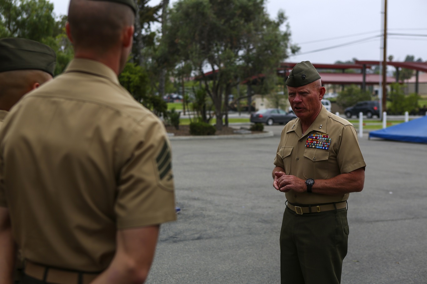 General Nicholson congratulates Marines selected for new Squad Leader ...