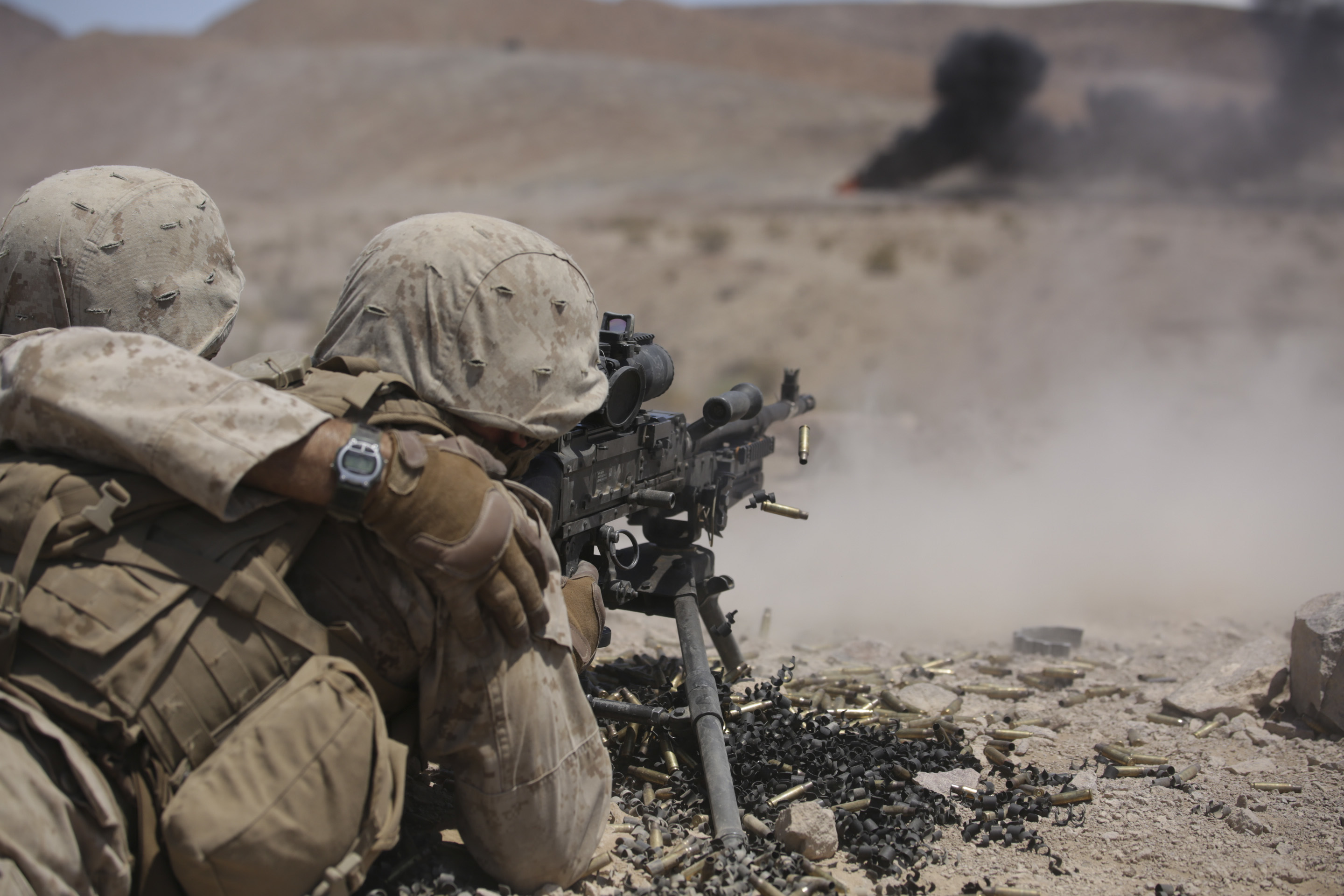 Marines participate in live fire company attacks