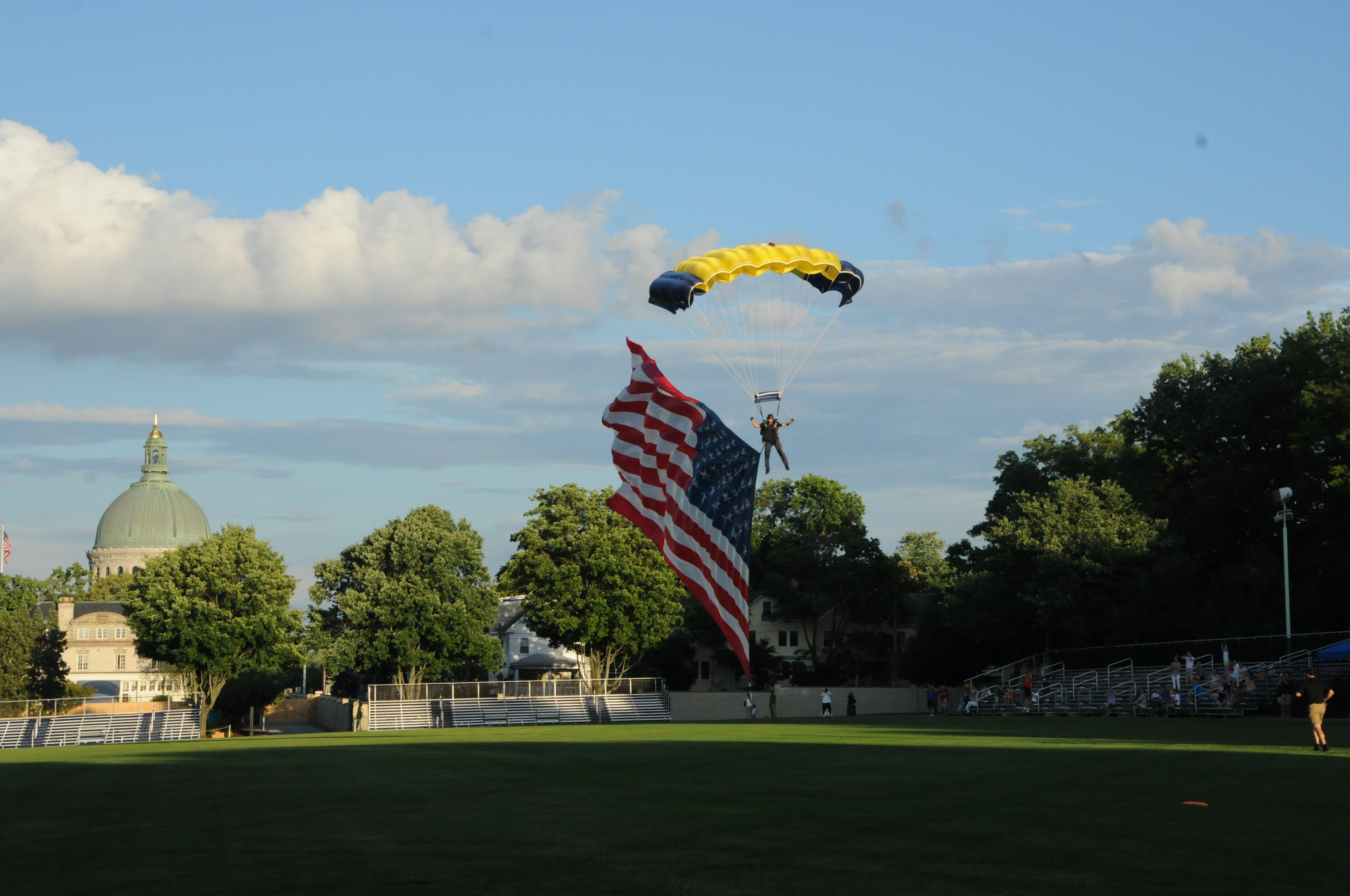 Navy Parachute Team Jumps at Naval Academy's Summer Seminar > United ...