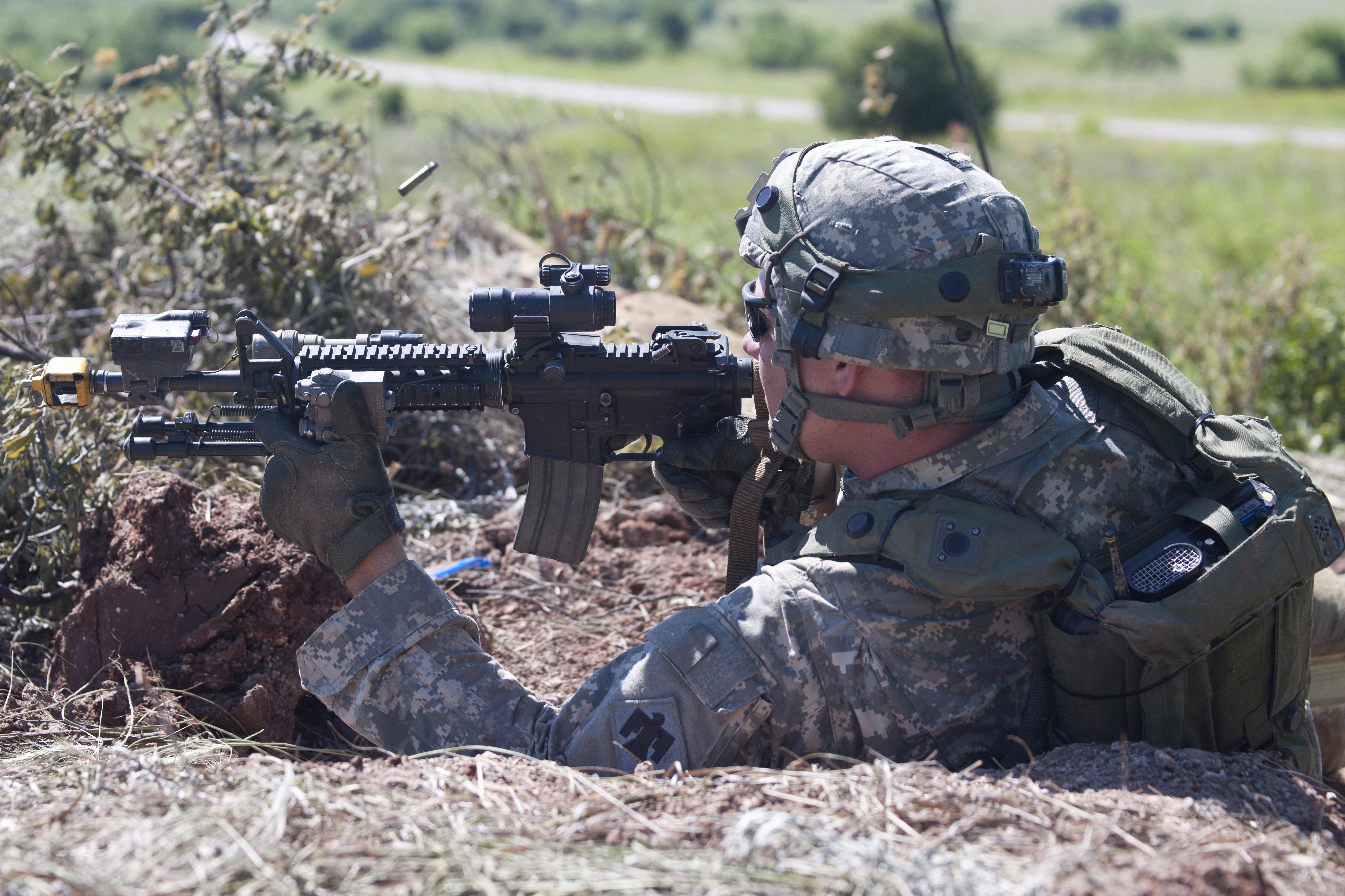 Oklahoma Guard combines old tactics with laser technology in combat ...