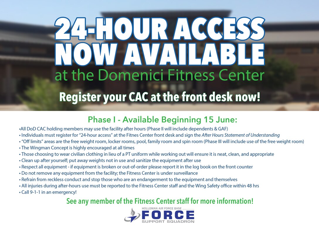 24 hour gym access