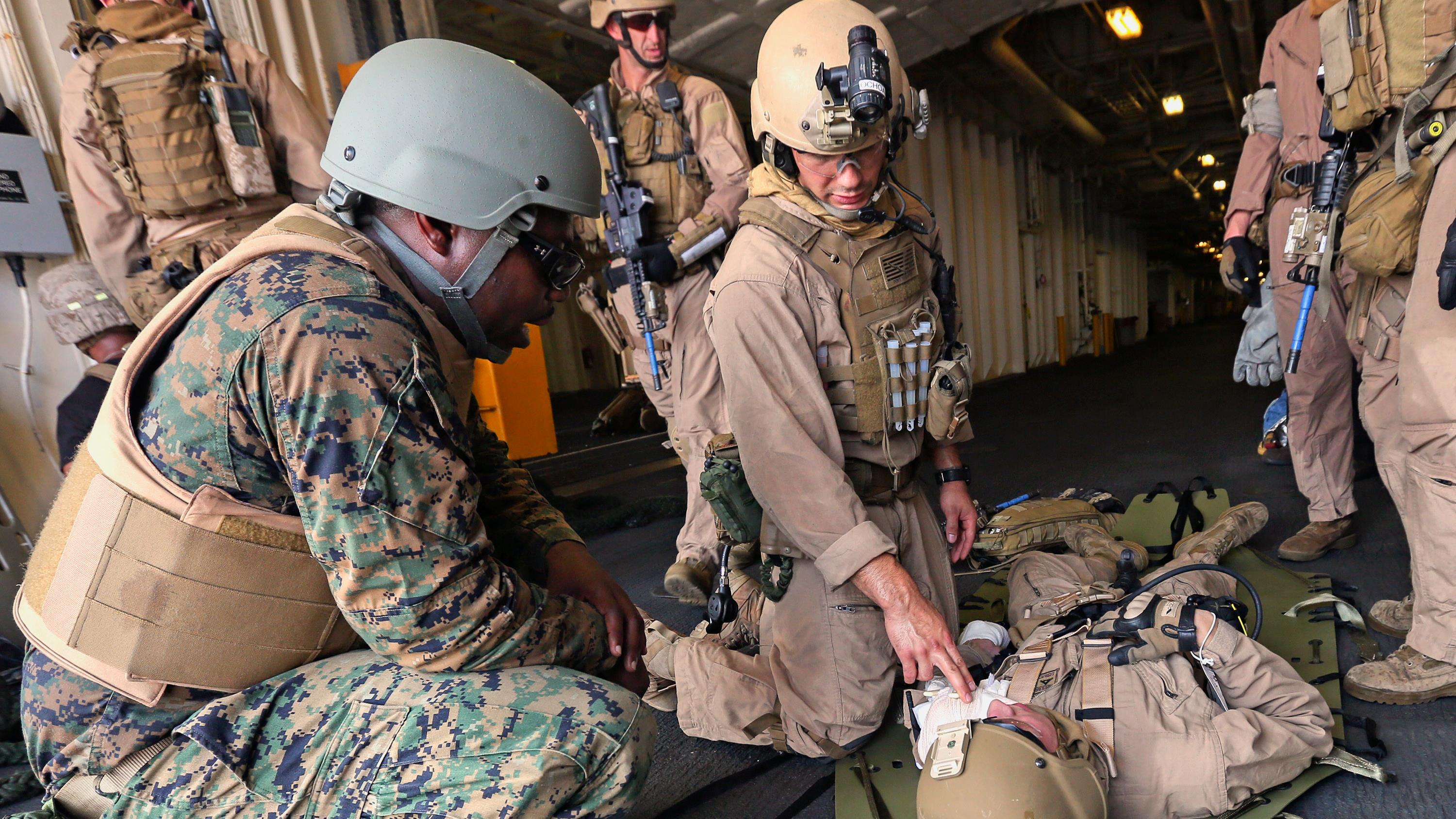 Maritime Raid Force, 26th MEU conducts VBSS training