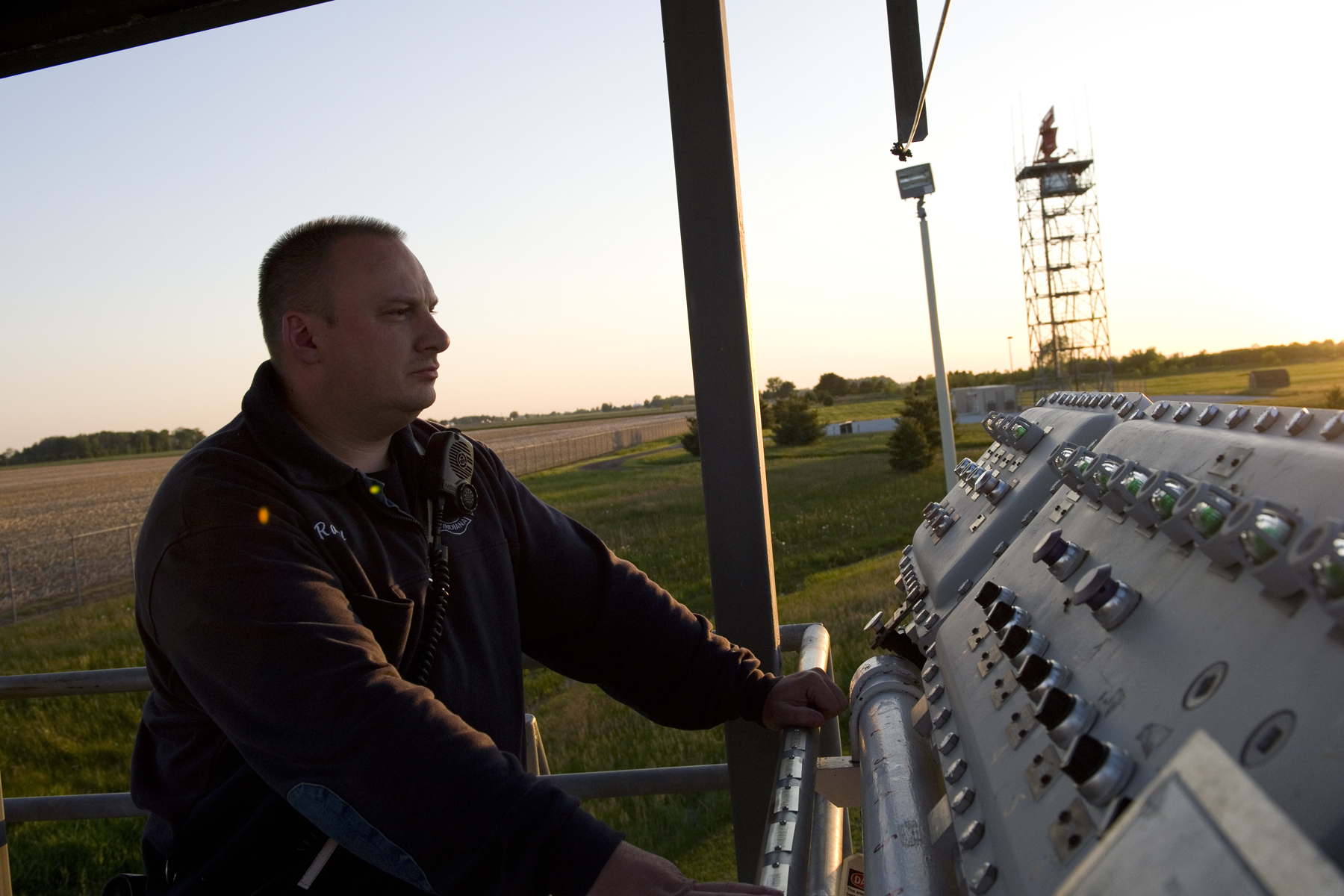 Manning the control tower