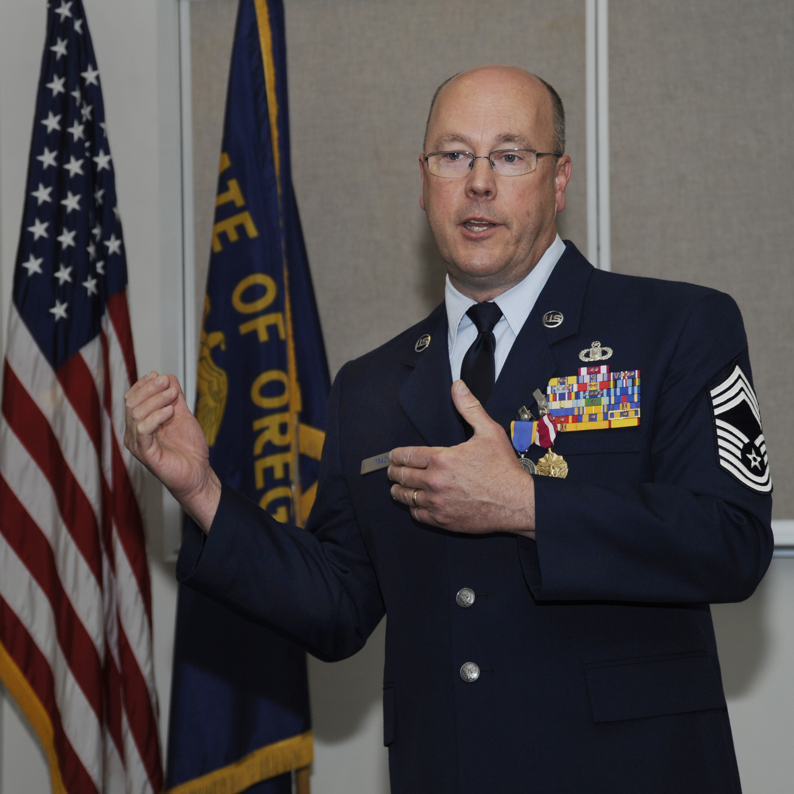 Chief Master Sgt. Partick Tracy Retires