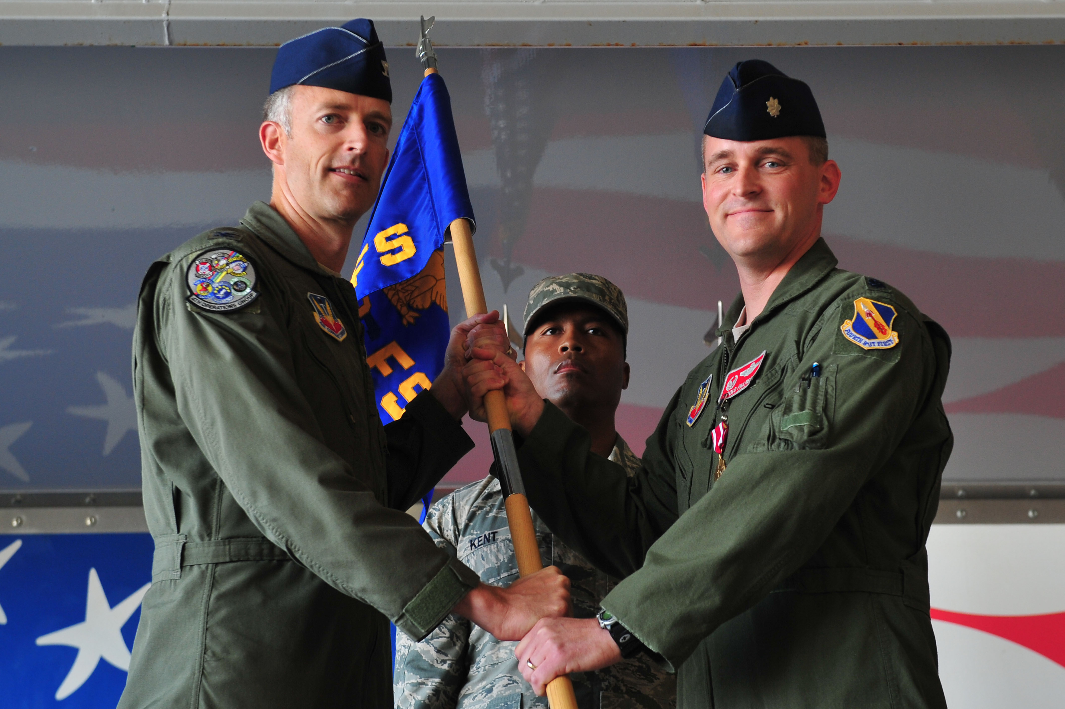 Haley accepts command of the 333rd FS