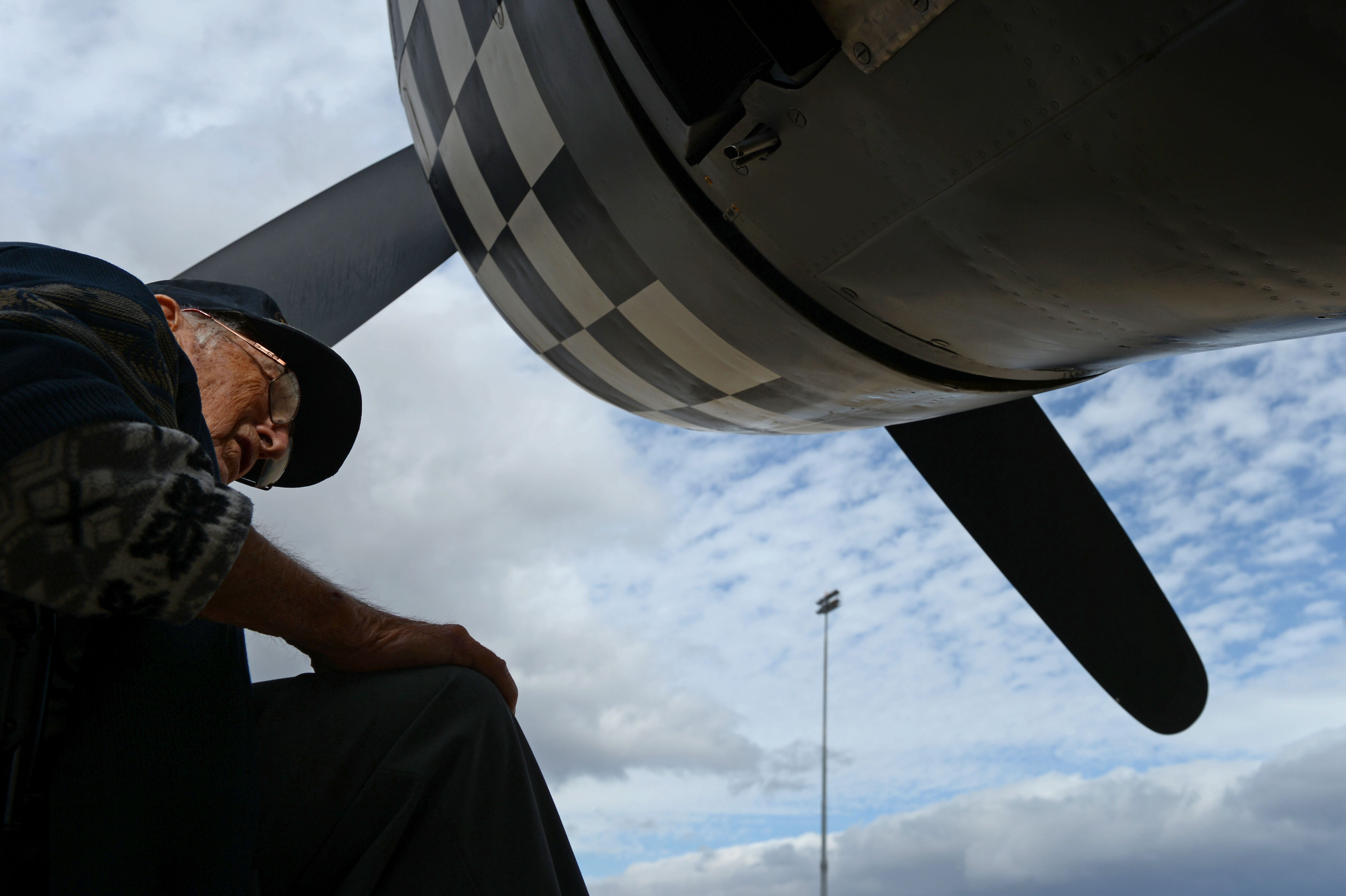 WWII pilot reunited with P-47 > Air Combat Command > News