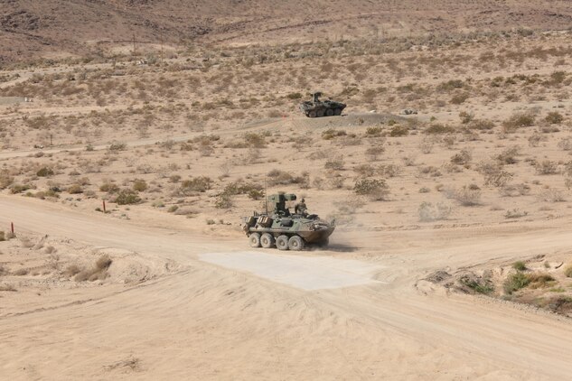 3rd LAR Marines test new LAV-ATWS > Marine Corps Air Ground Combat ...