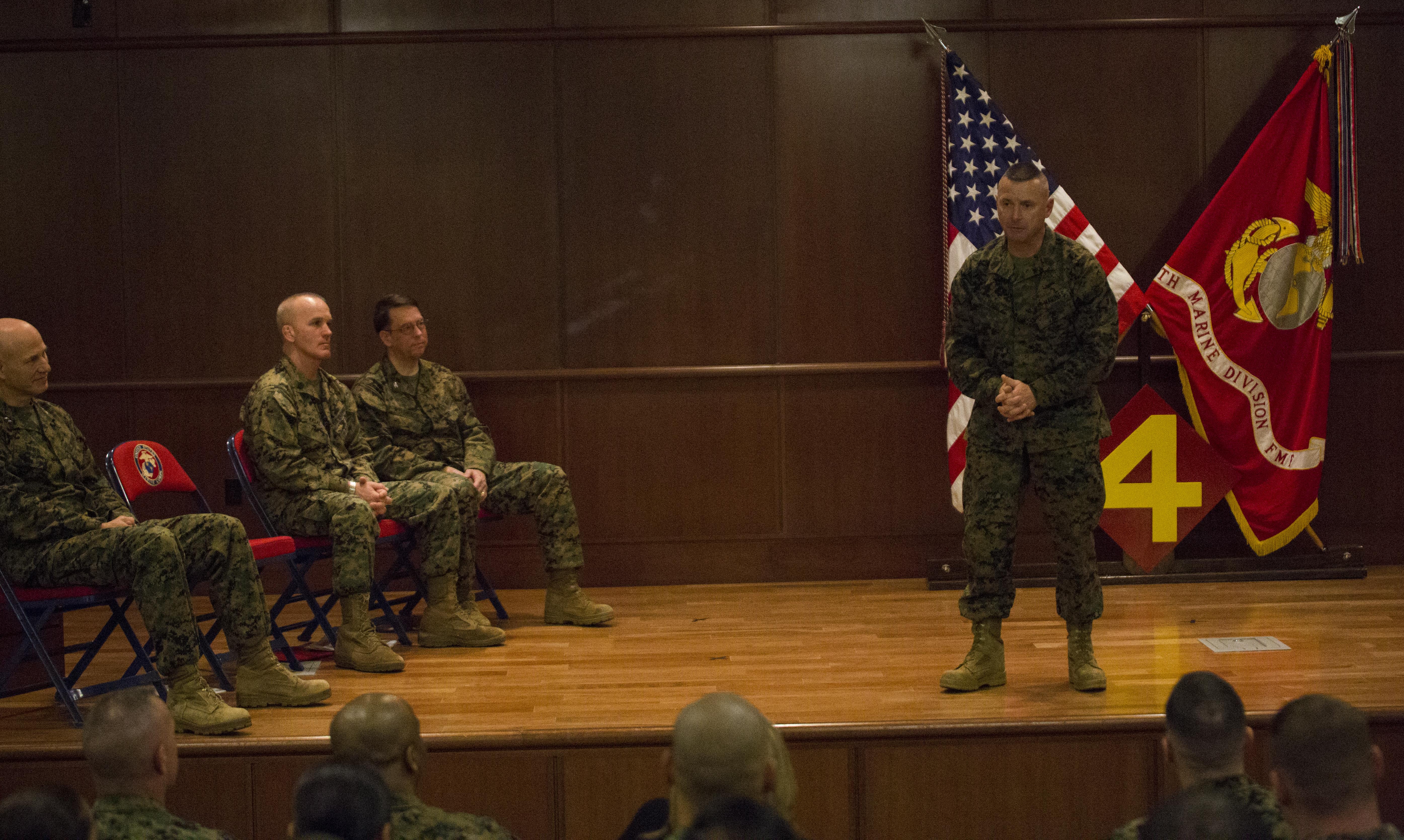 4th Marine Division gets new Sergeant Major