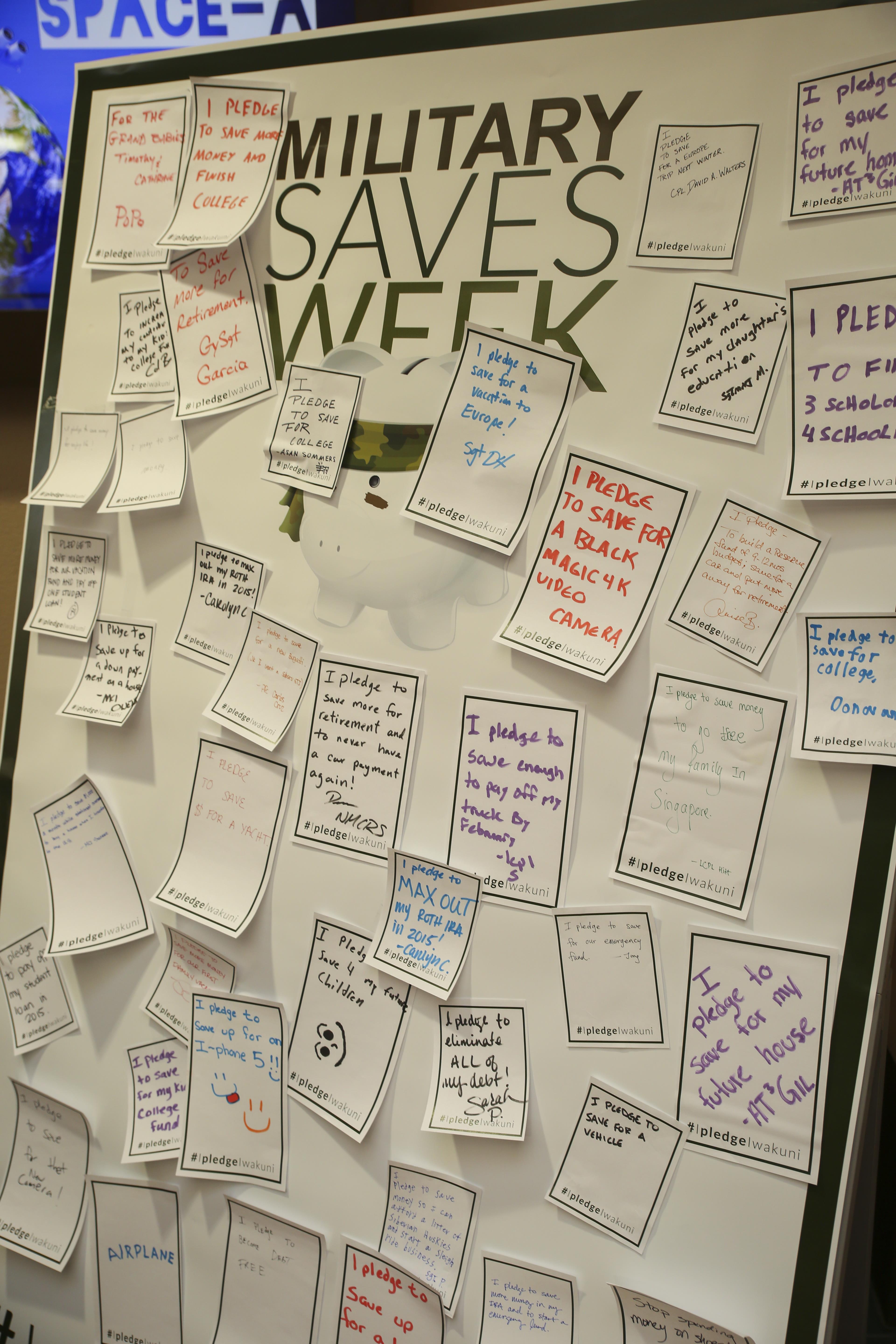 Station residents pledge to save during Military Saves Week > Marine ...