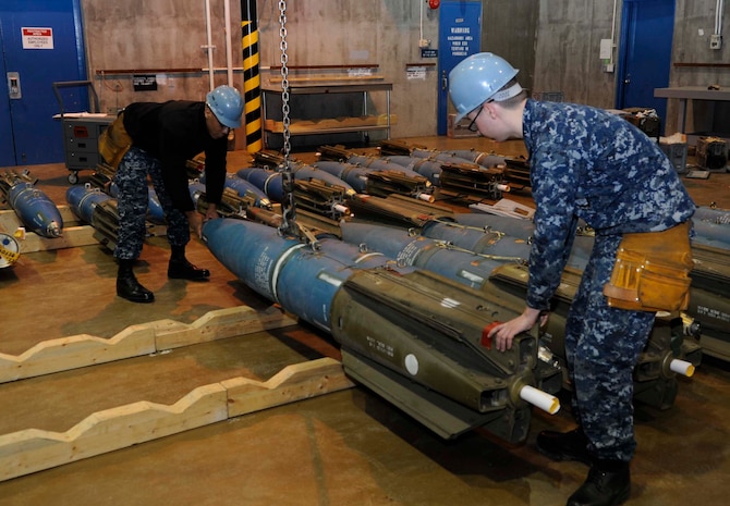 Navy munitions plays part in ORE