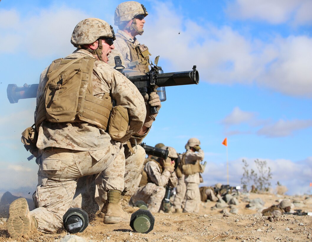 Integrated Task Force Weapons Company Marines conduct offensive ...