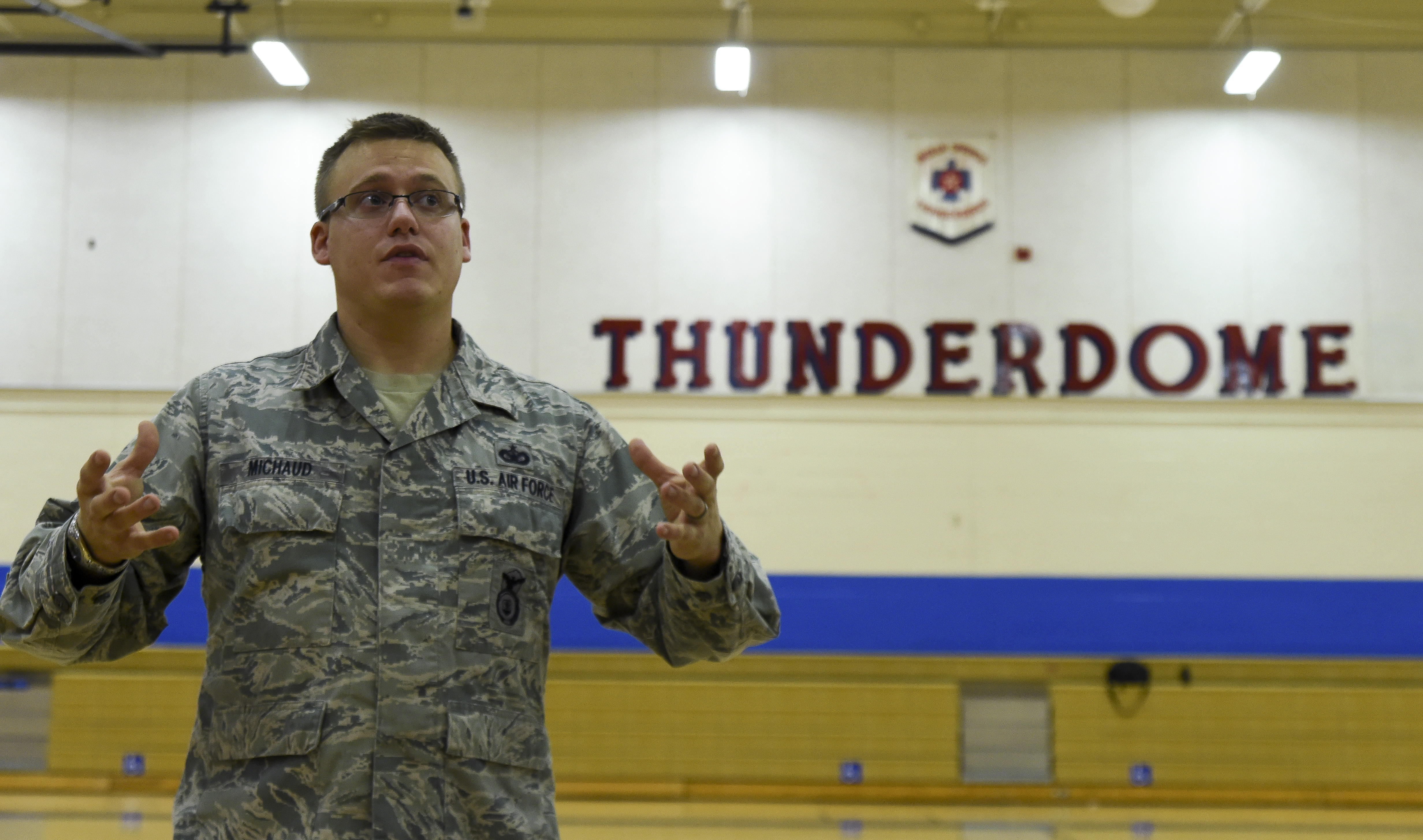 799 SFS K9 handlers demonstrate military working dog skills, training ...