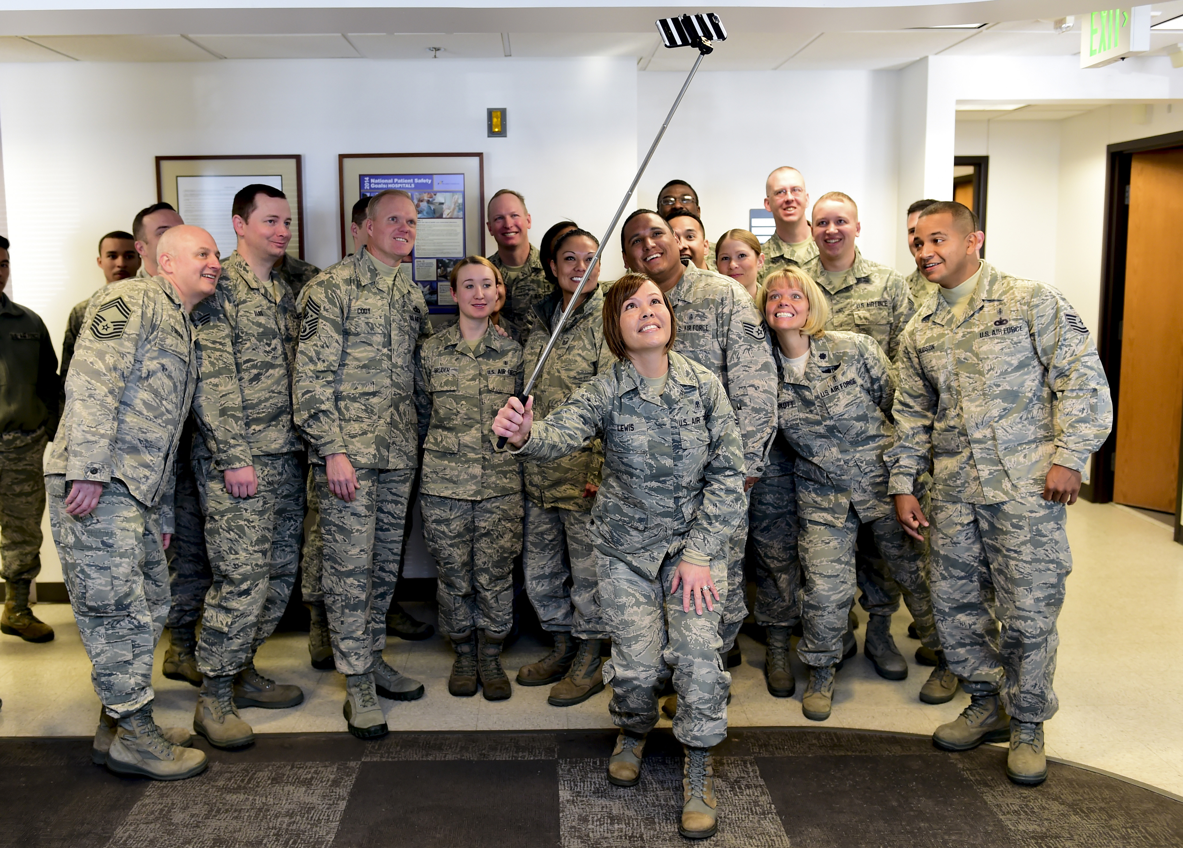 Chief Master Sgt. of the Air Force visits Buckley