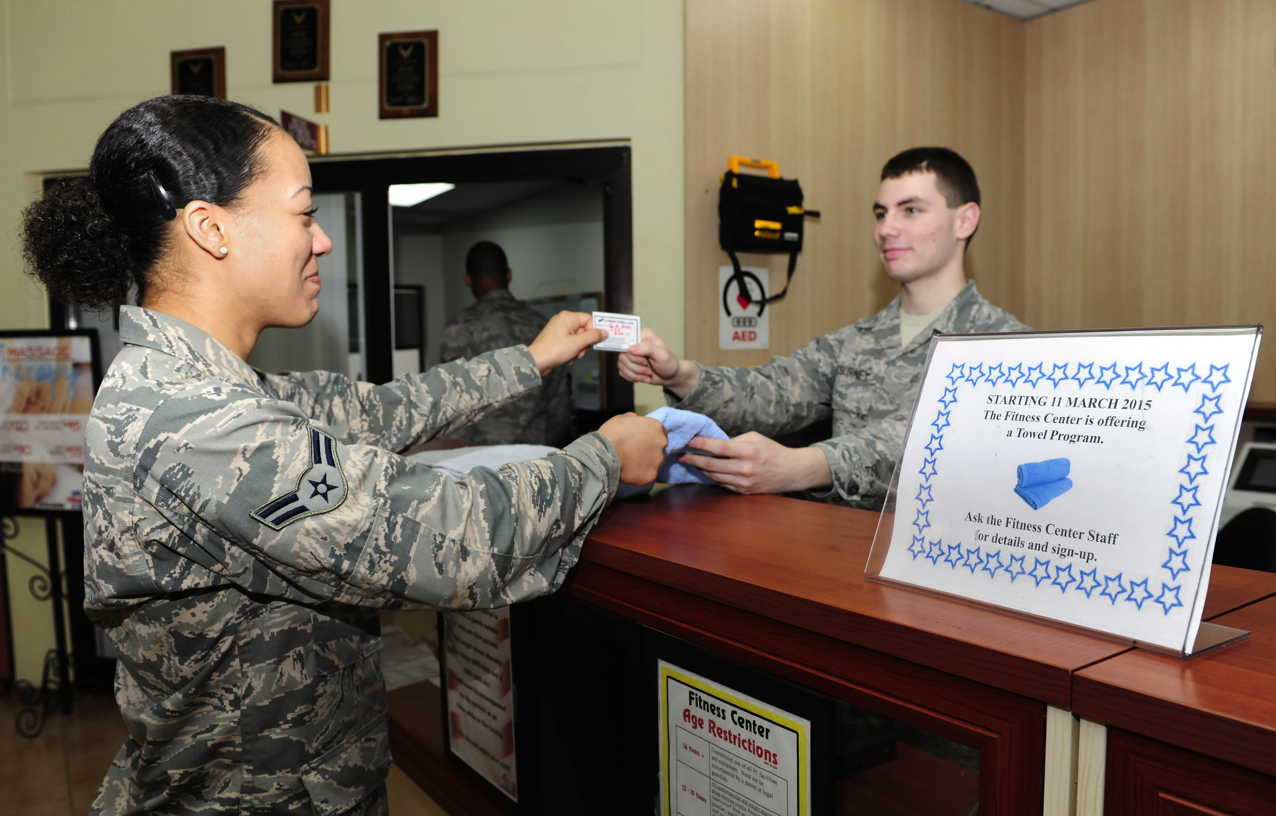 Fitness center implements new towel program > Incirlik Air Base ...