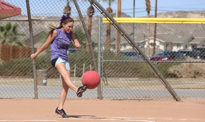 Spouses go toe-to-toe in kickball league > Marine Corps Air Ground ...