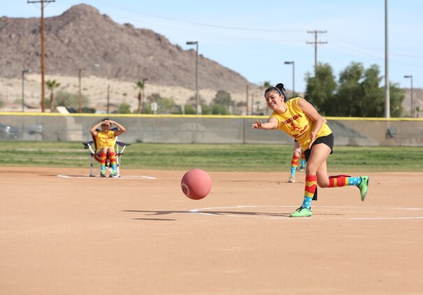 Spouses go toe-to-toe in kickball league > Marine Corps Air Ground ...