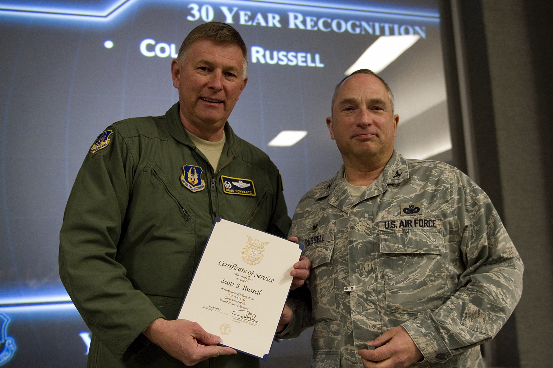 30 years of federal service