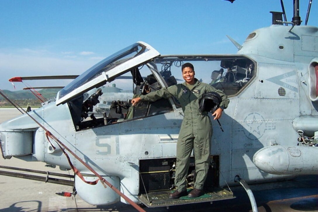 Female aviator demonstrates dedication to the Corps