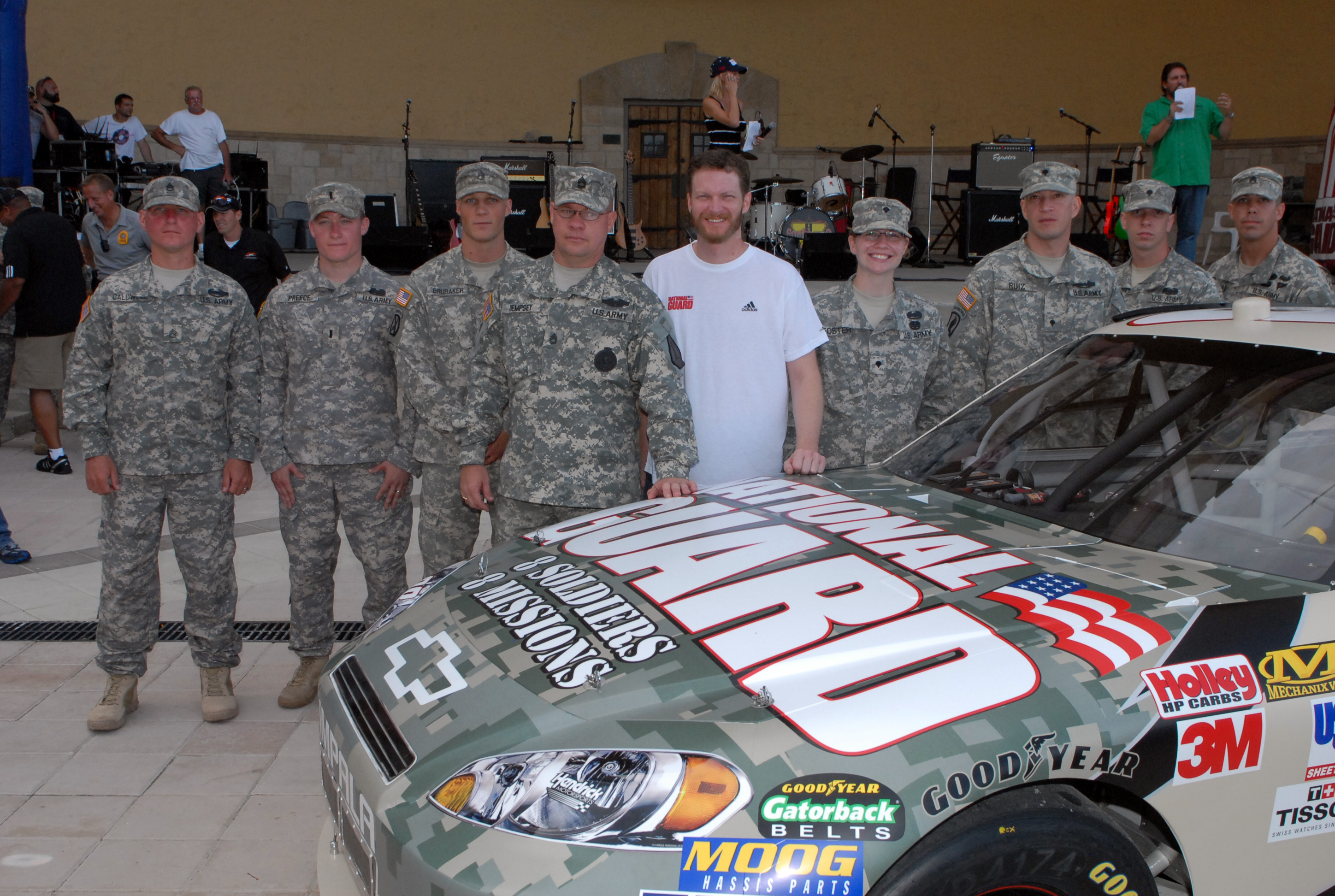 Dale Jr., Guardsmen unveil paint scheme for Daytona NASCAR race ...