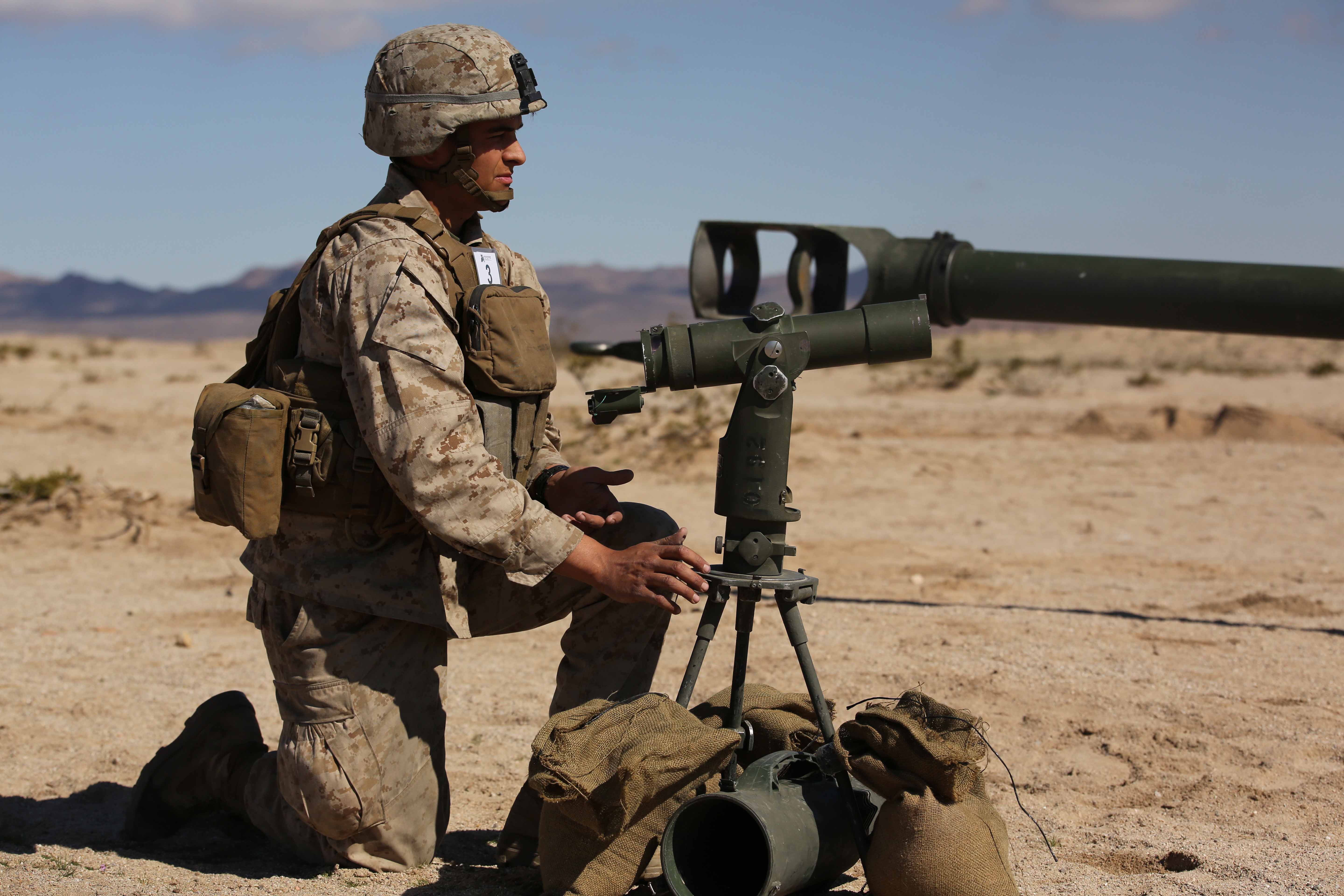 Integrated Task Force artillery Marines conduct fire-missions for ...