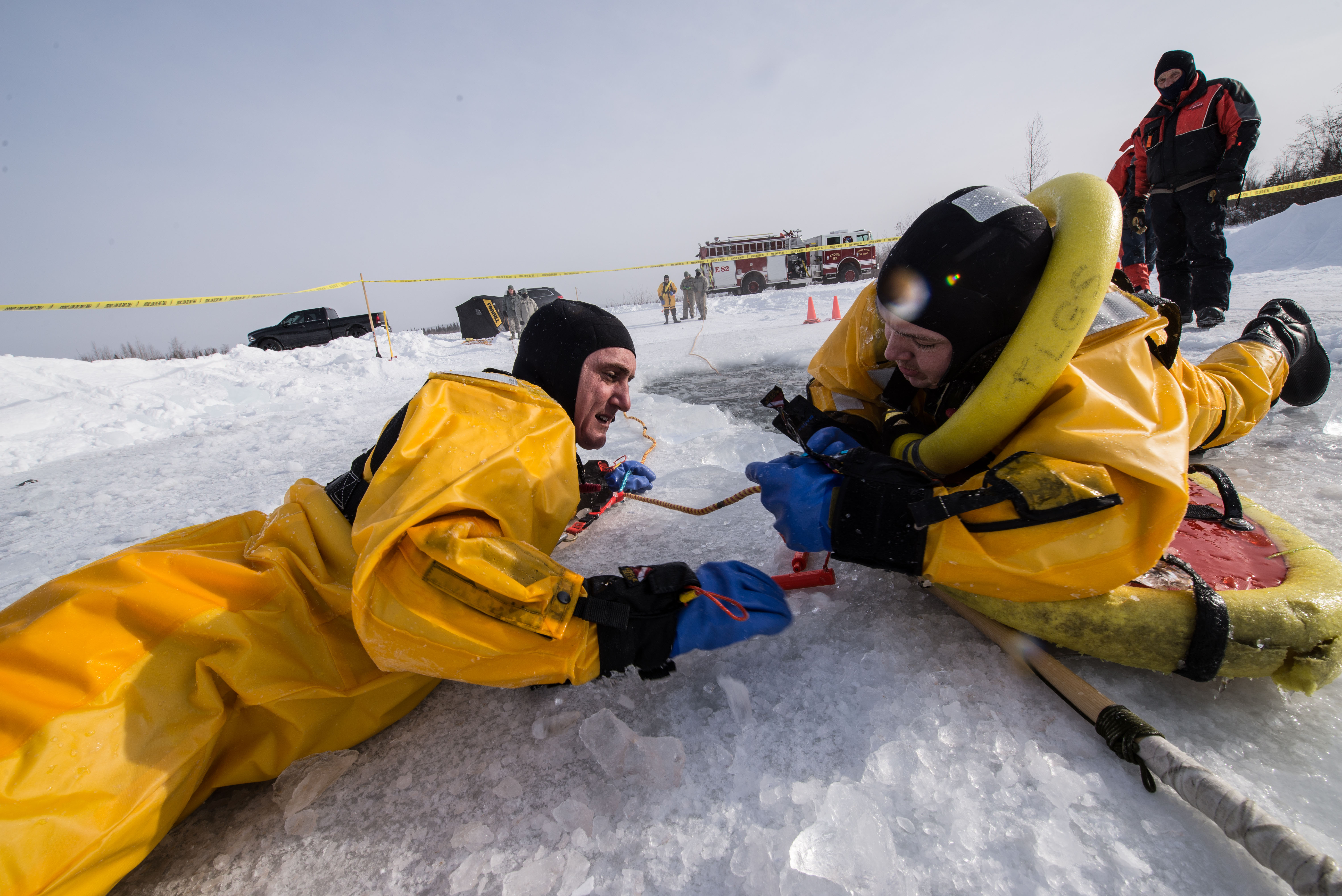 Fire, ice mix for imperative training > Eielson Air Force Base > Display