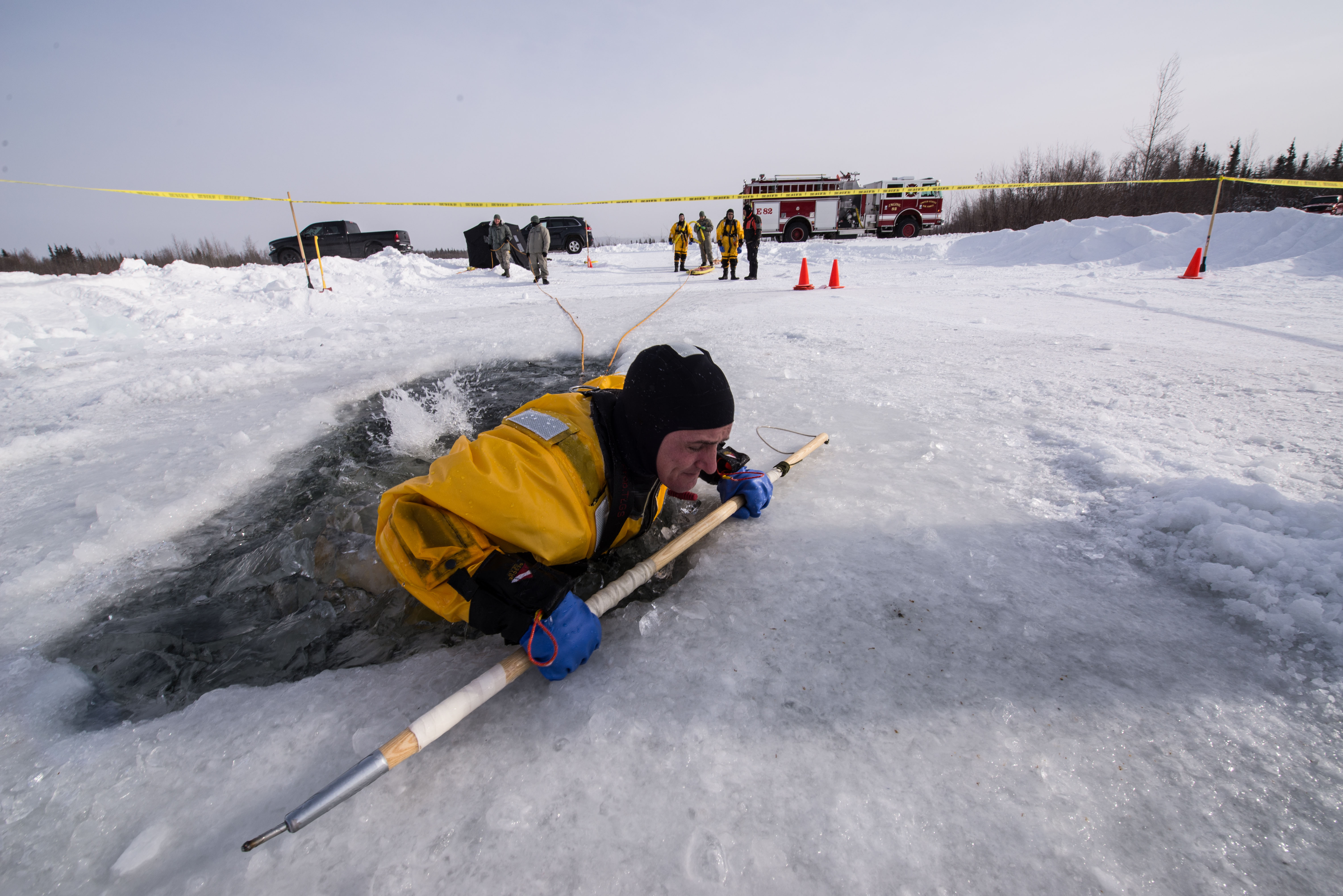 Fire, ice mix for imperative training > Eielson Air Force Base > Display