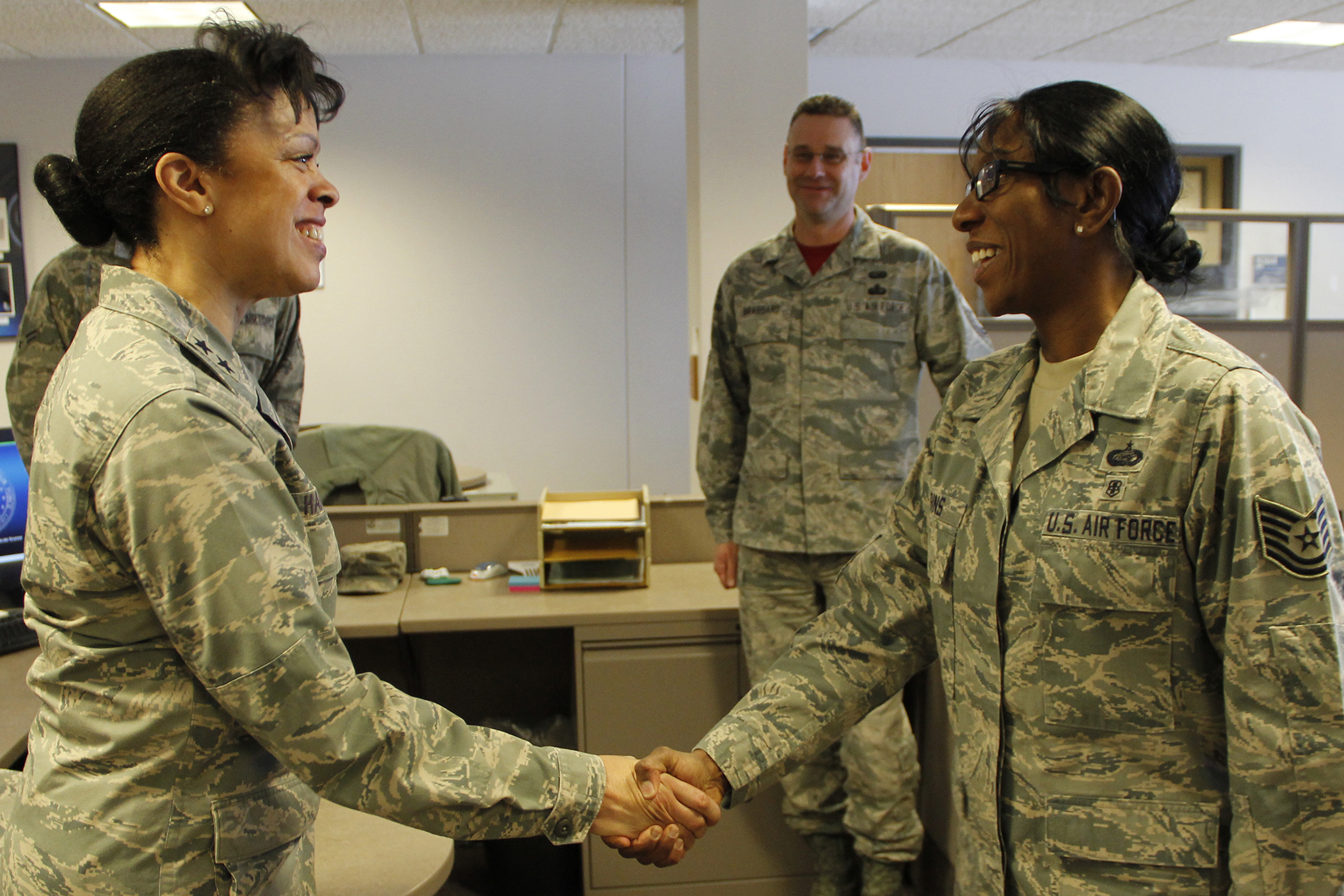 NAF leadership visits Colorado reserve wing > Air Force Reserve Command ...