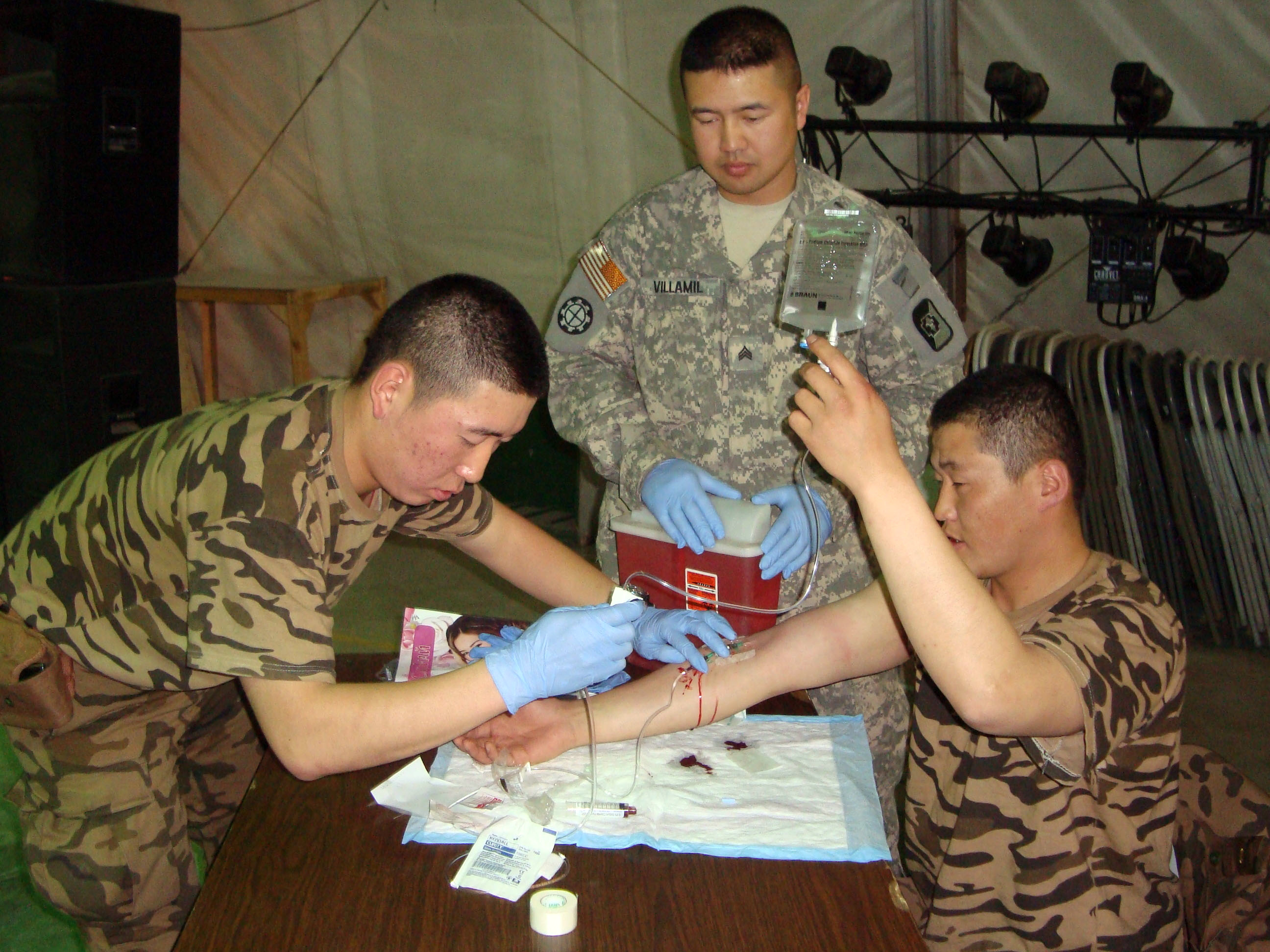 Mongolian Expeditionary Task Force holds combat lifesaver training ...