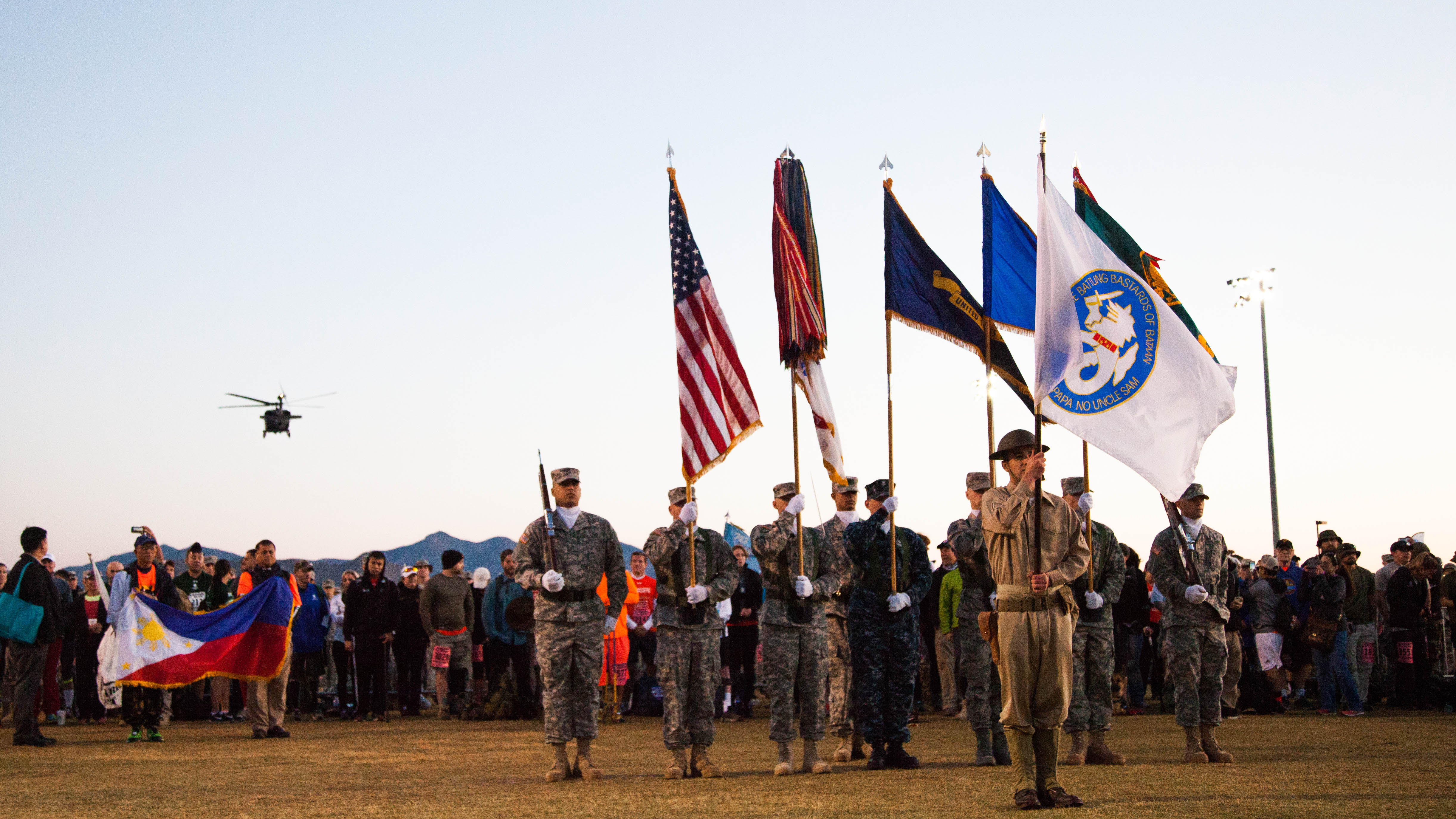 Marching memorial for Bataan Death March