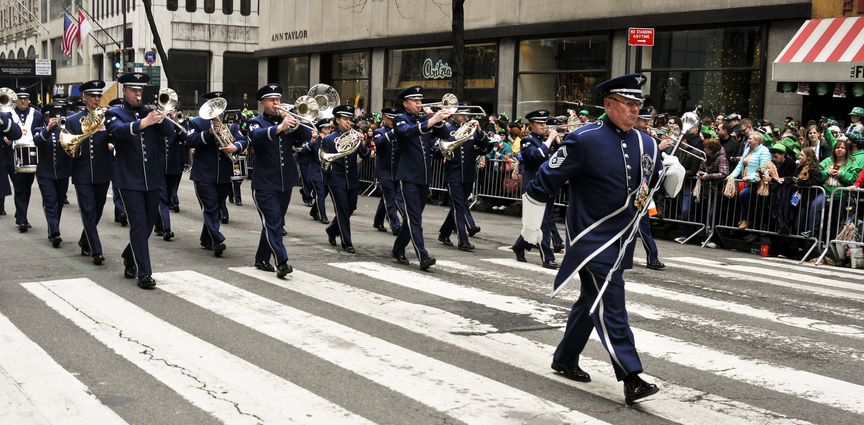 ANG Airmen perform in NYC St. Patrick's Day Parade