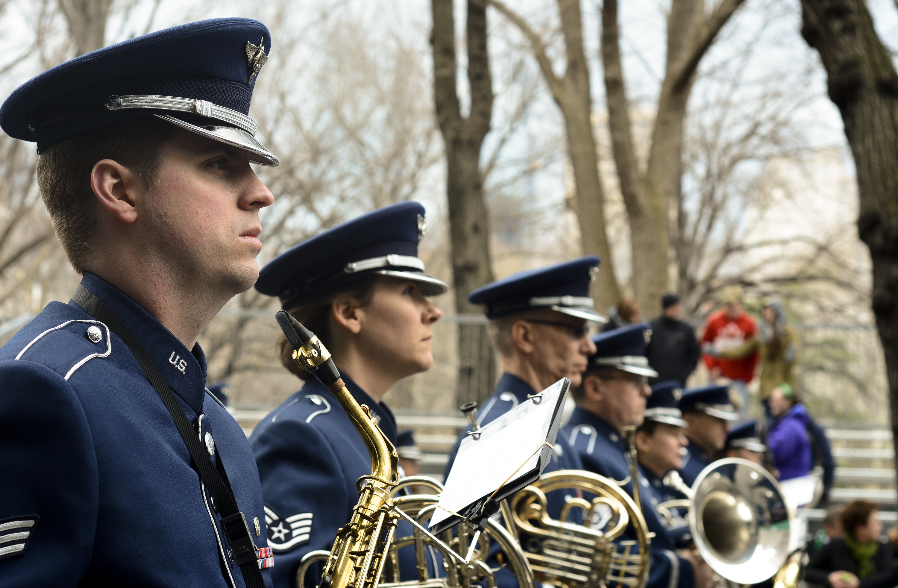 ANG Airmen perform in NYC St. Patrick's Day Parade