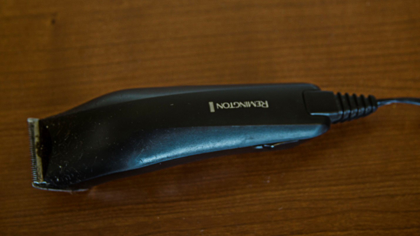 Marines shave their heads