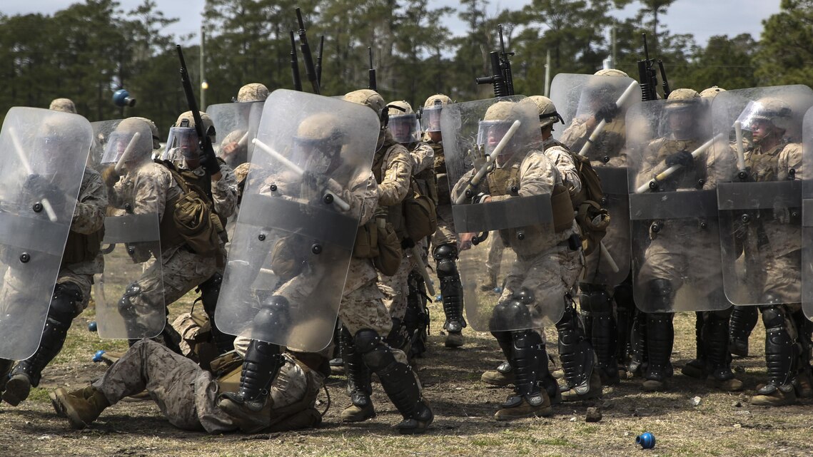 Expeditionary operations; Marines teach non-lethal tactics > United ...