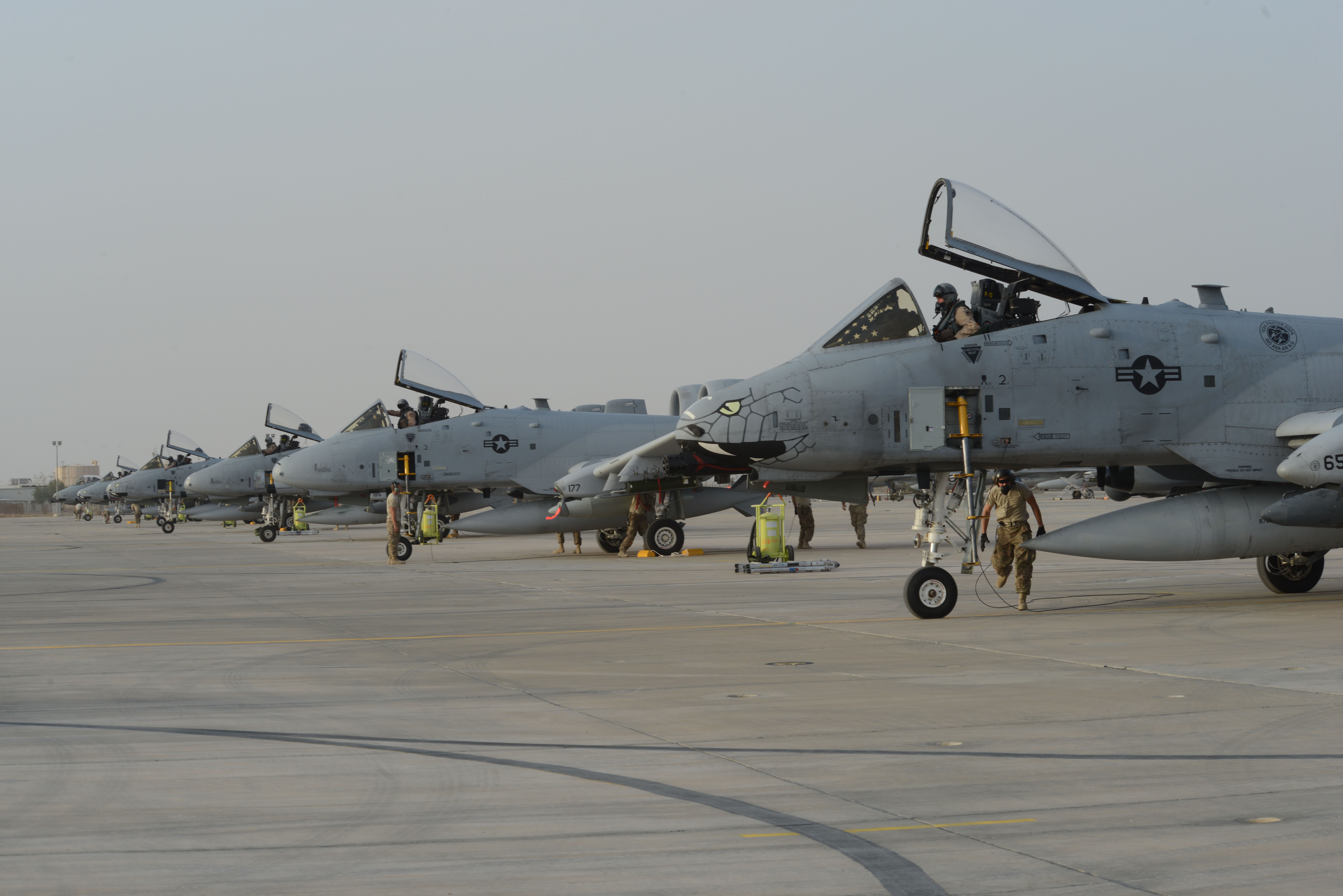 A-10 Thunderbolt II’s fly daily strike missions in support of Operation ...