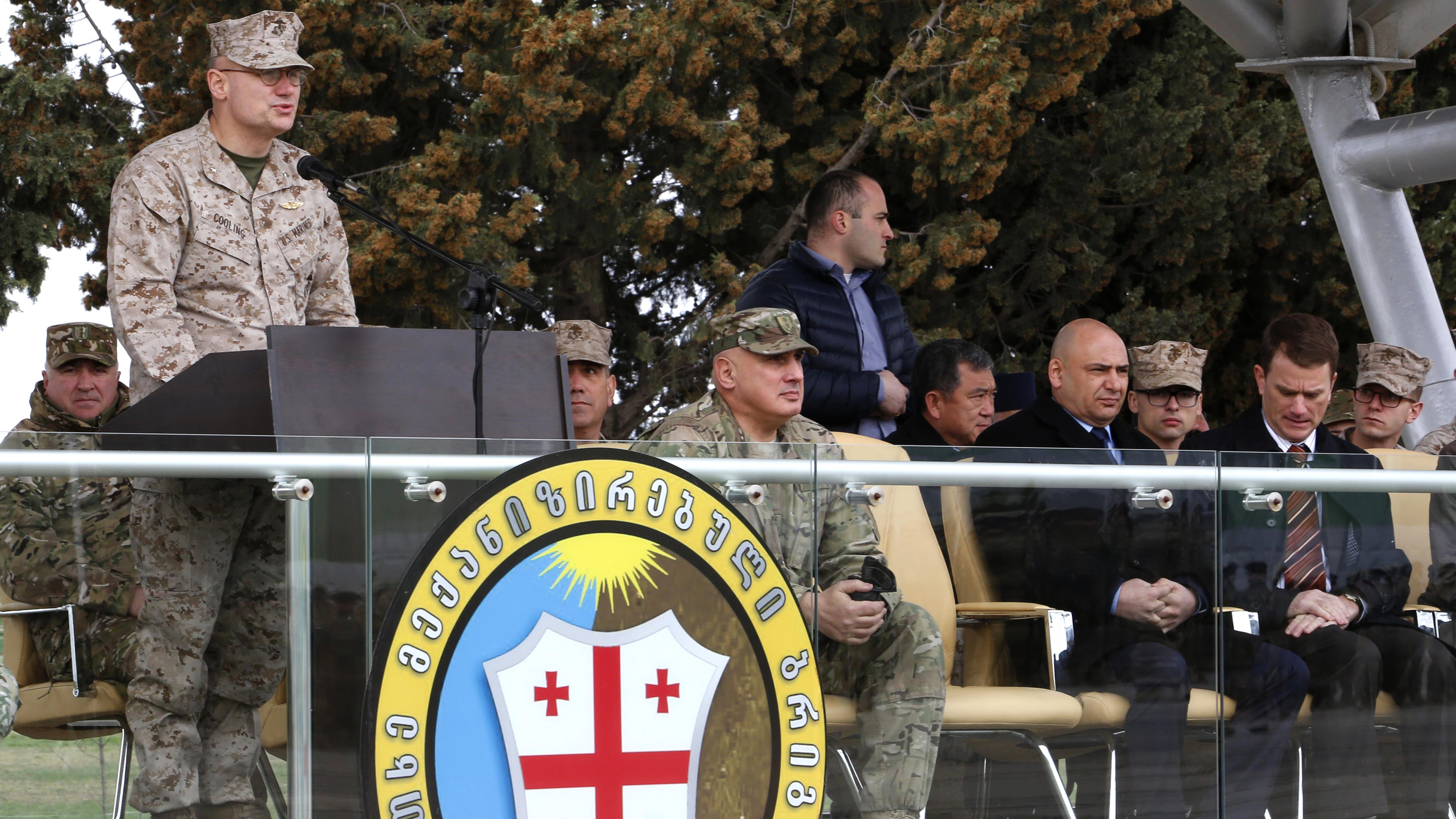 U.S. Marines, Georgians deploy to Afghanistan