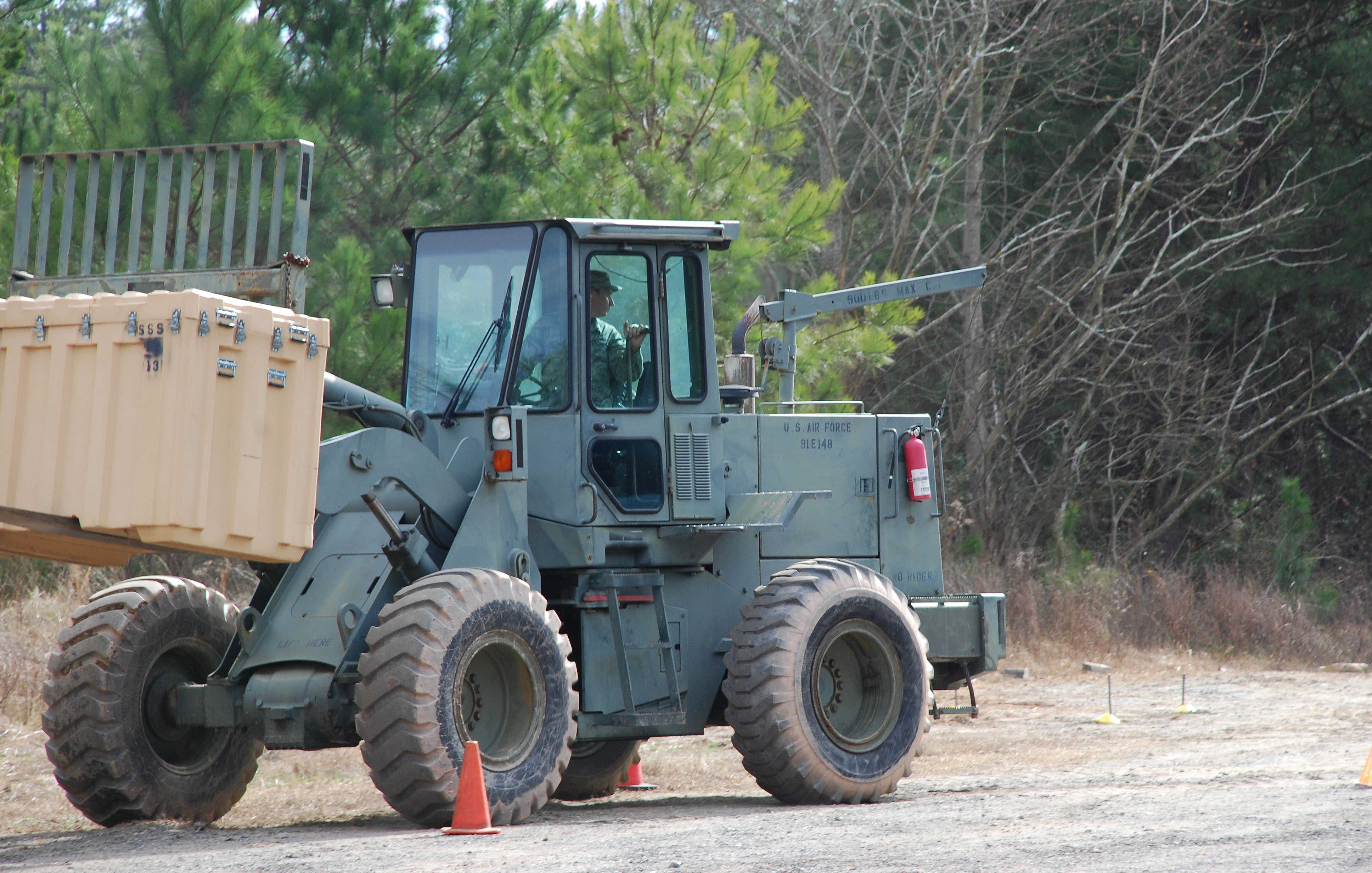 Britson and forklift
