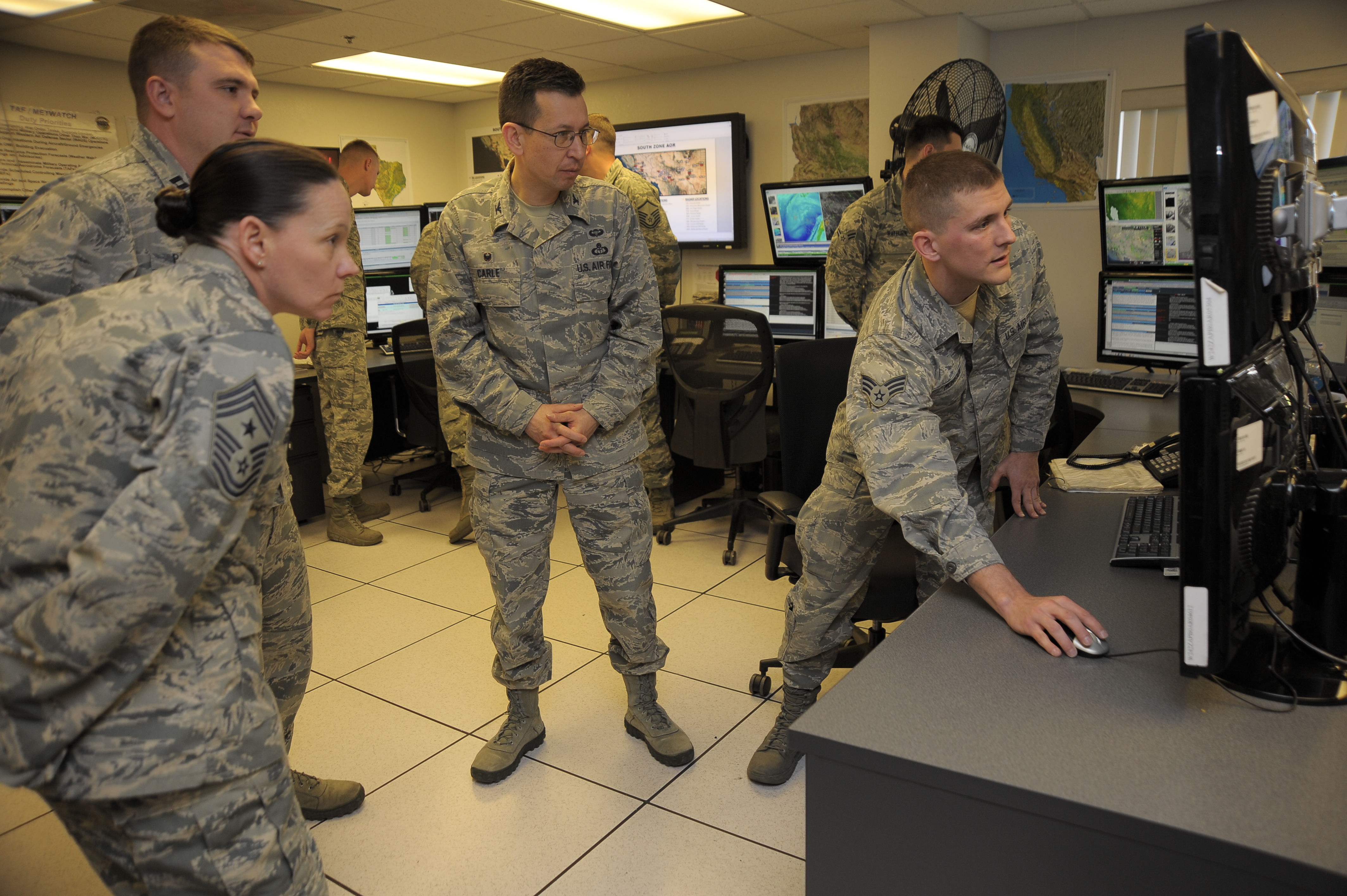 Leadership visits 25th OWS