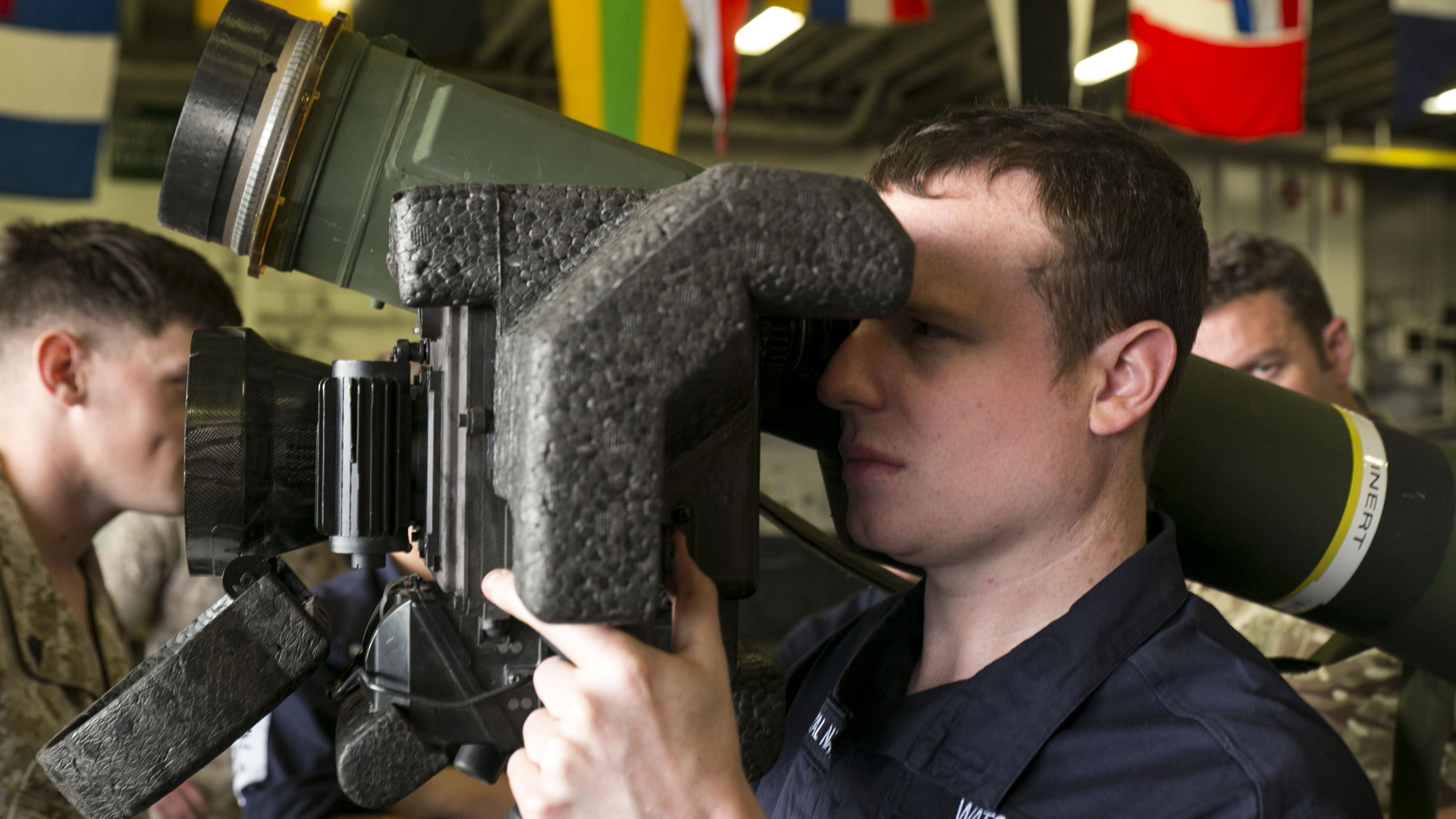British Royal Navy sailors tour USS Wasp > United States Marine Corps ...