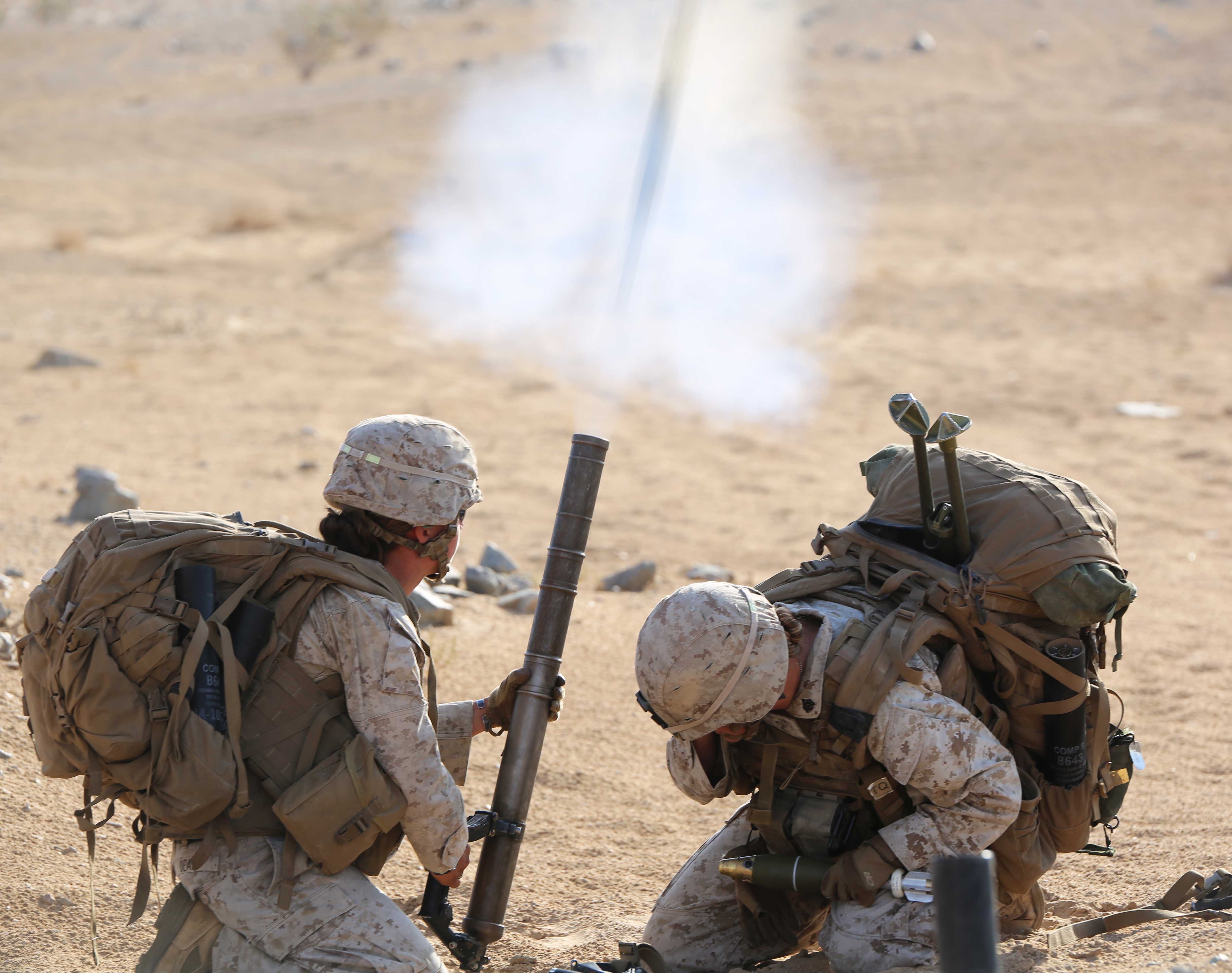 Integrated Task Force mortar men conduct MCOTEA assessment