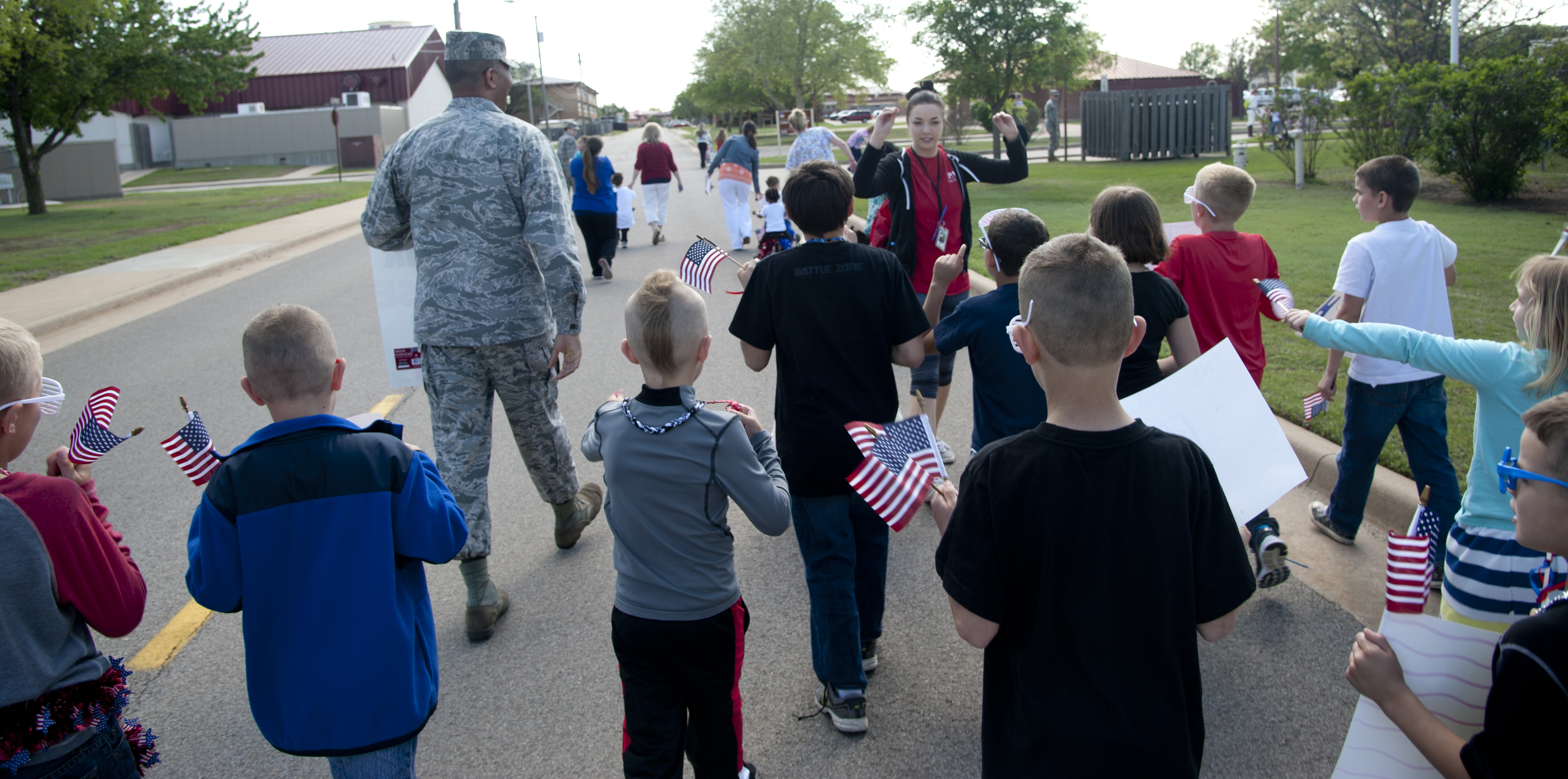 “Little” Airmen march in red, white & blue parade > Vance Air Force ...