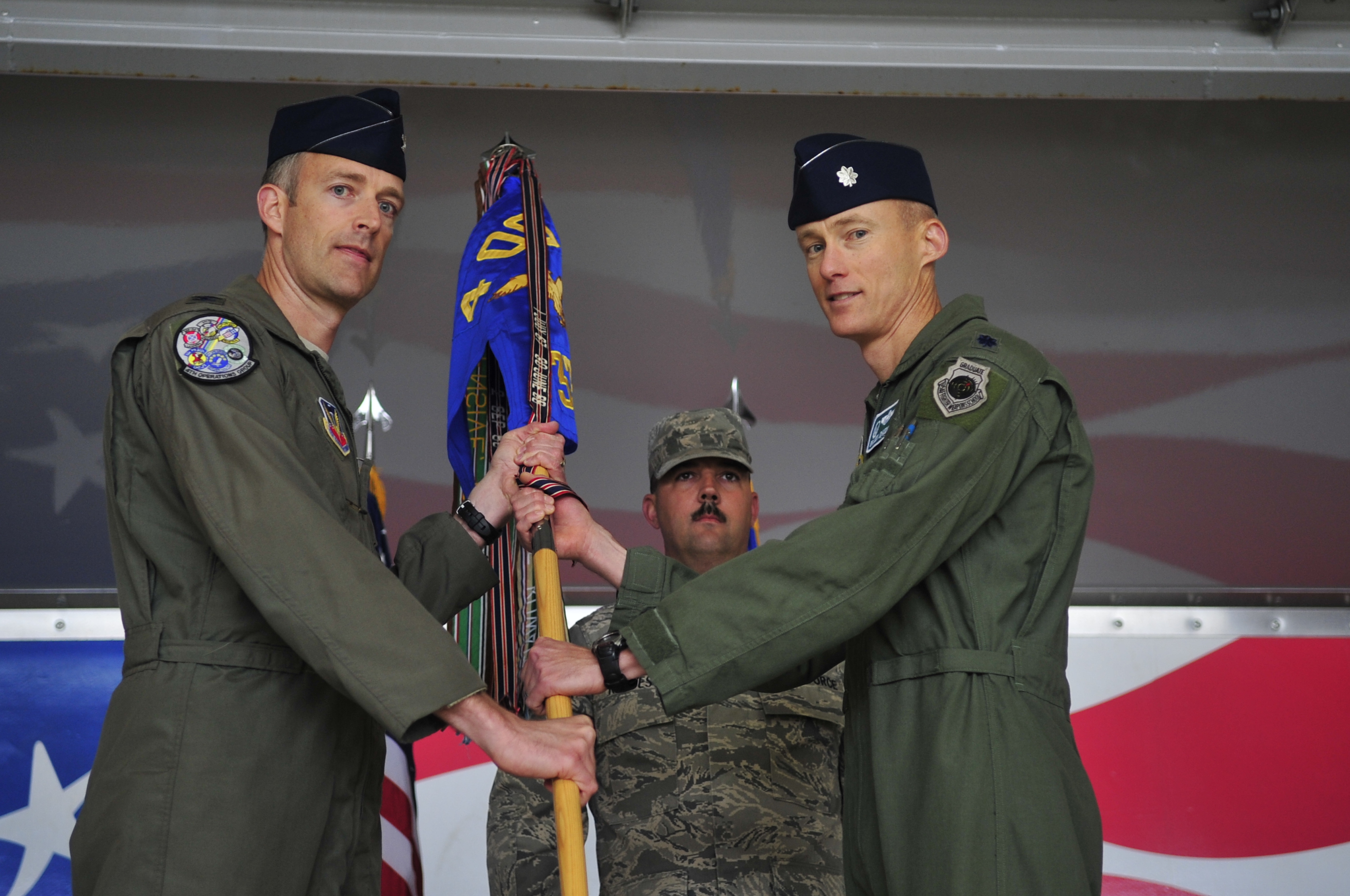 335th FS command passes to Johnson