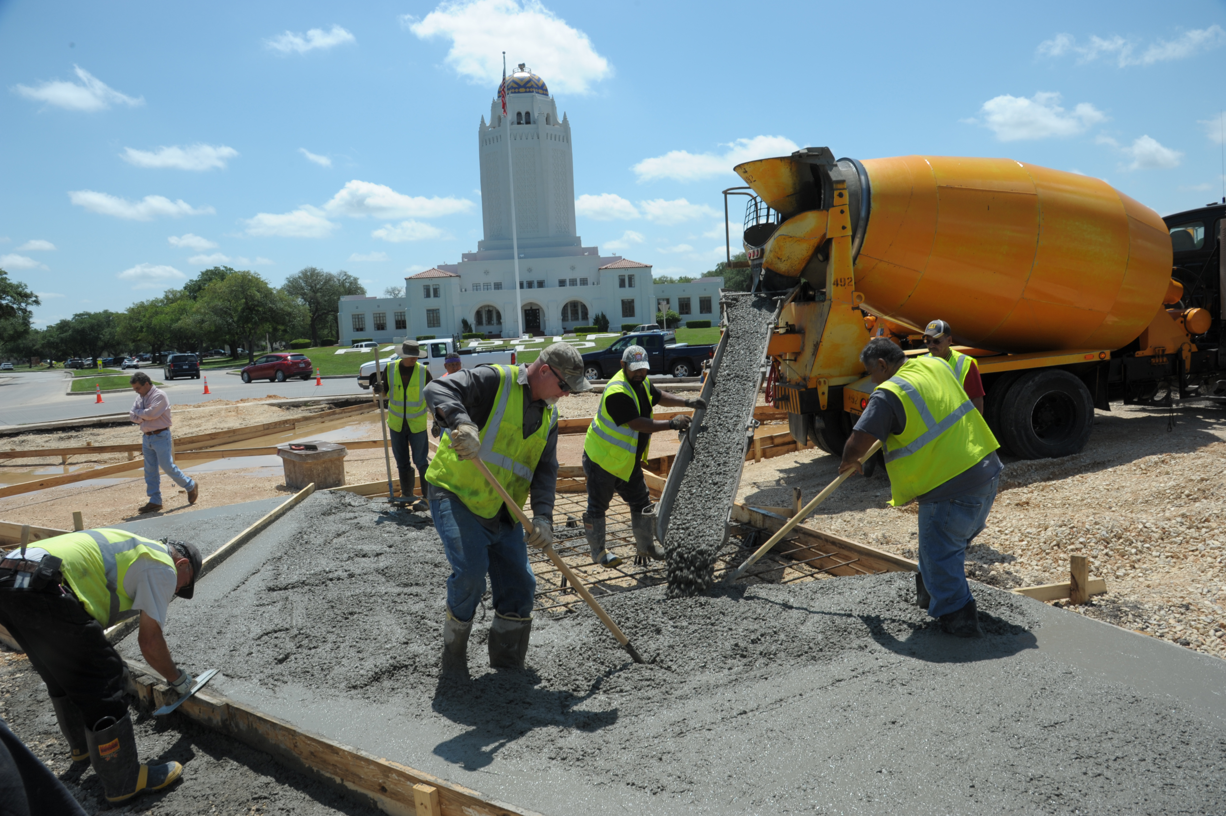 Project underway to transform star in JBSA-Randolph's Washington Circle ...