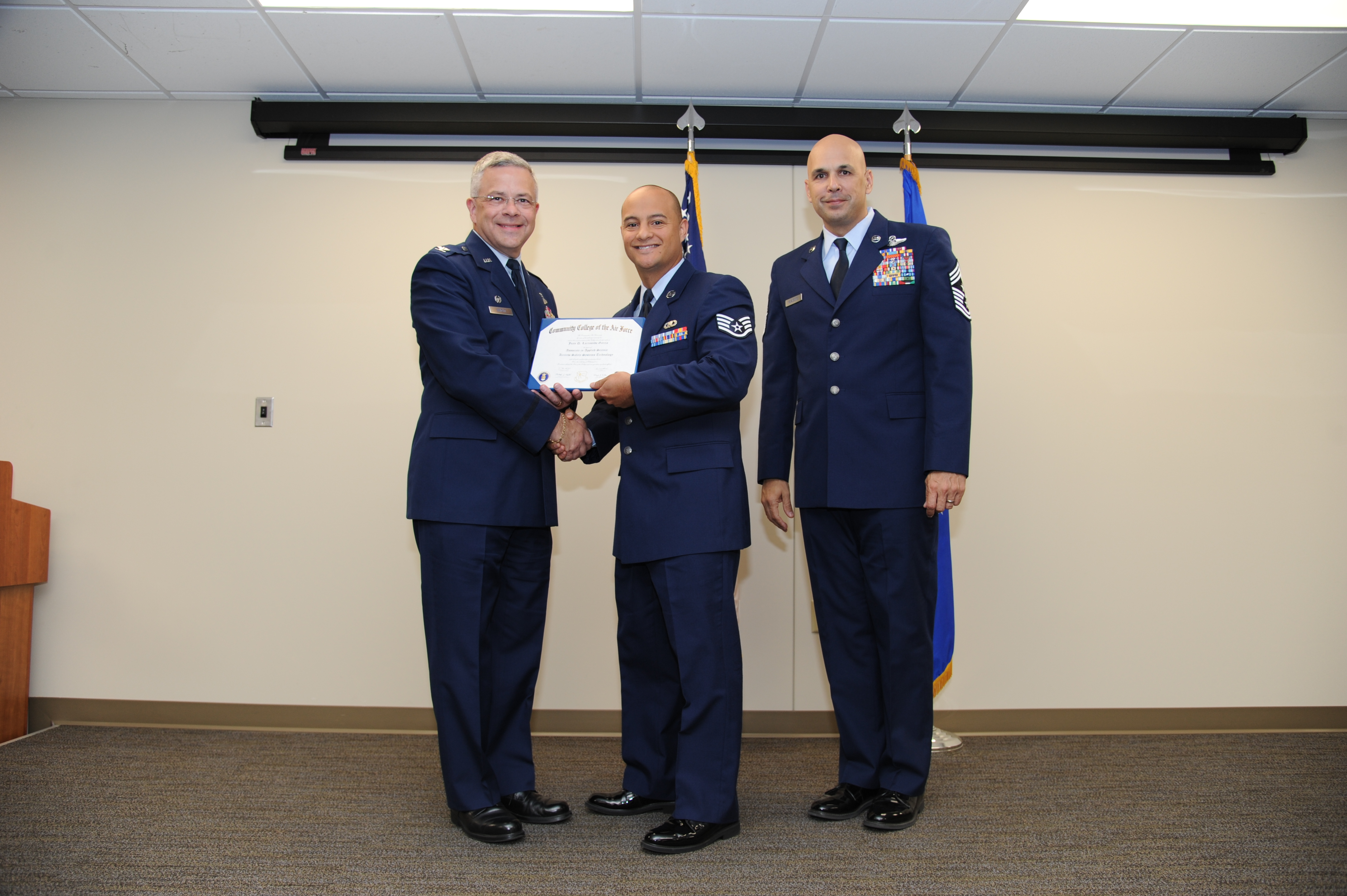 Inaugural ceremony honors CCAF graduates > 927th Air Refueling Wing ...