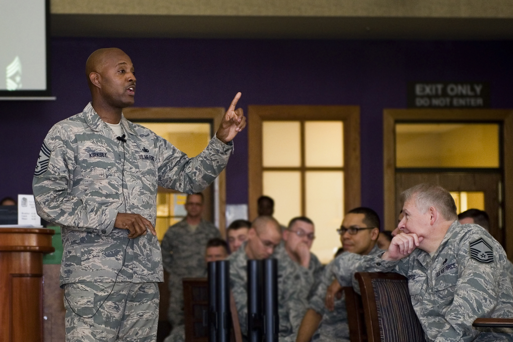 AFRC command chief visits Grissom, sends message to enlisted force ...